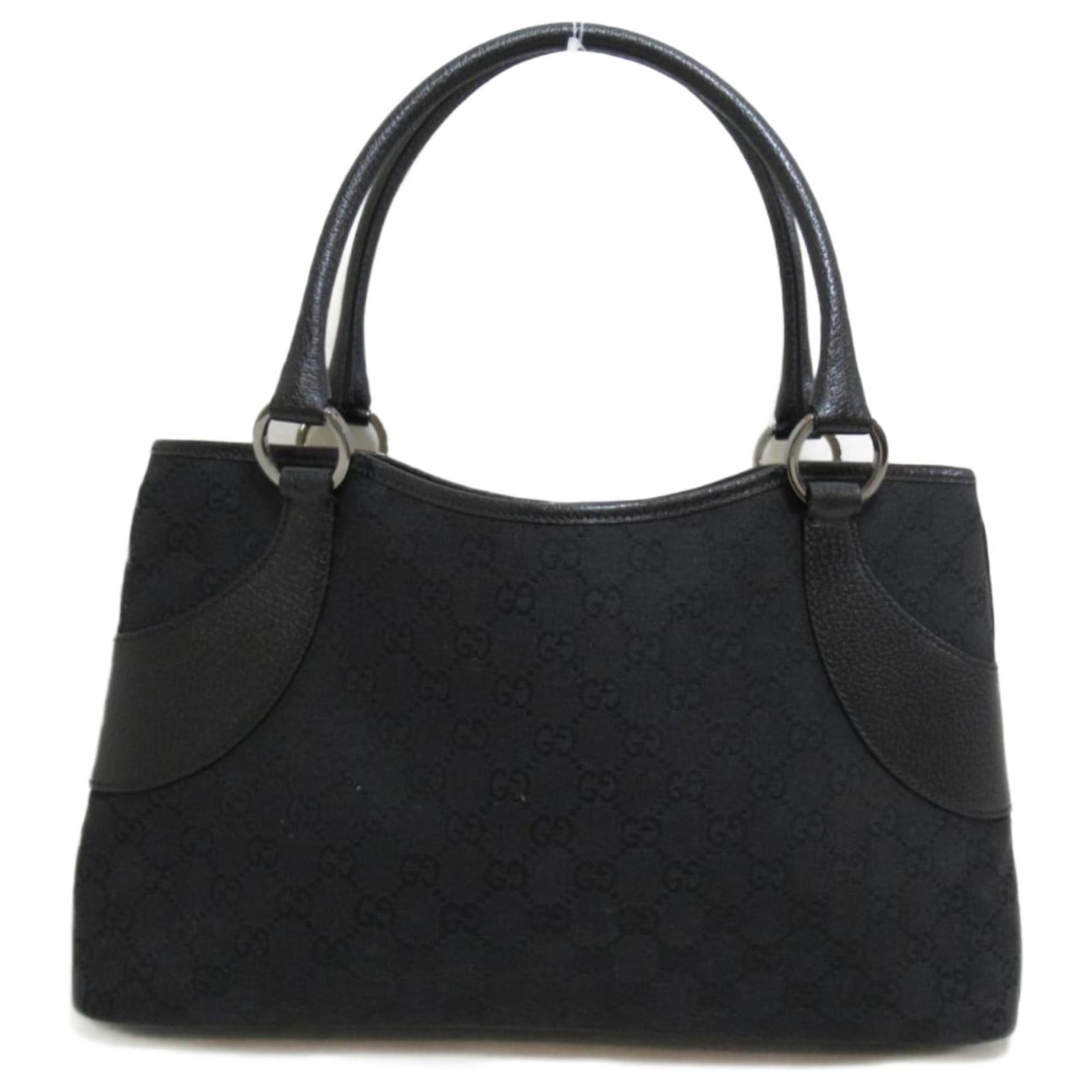 Gucci GG Canvas Tote Bag 113015 Black Cloth ref.798097 - Joli Closet