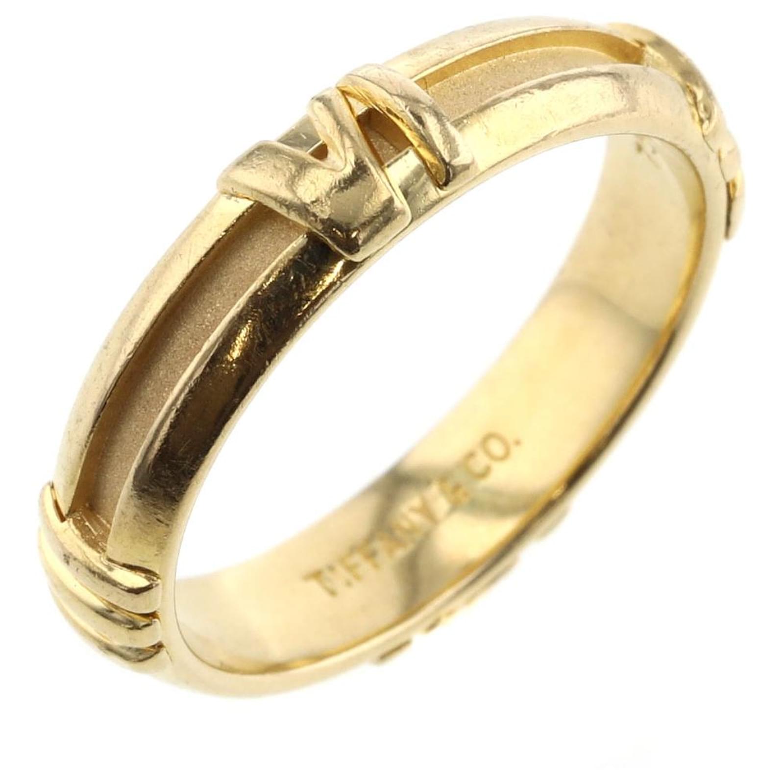 Tiffany & Co Bague Atlas Doré ref.798176 - Joli Closet
