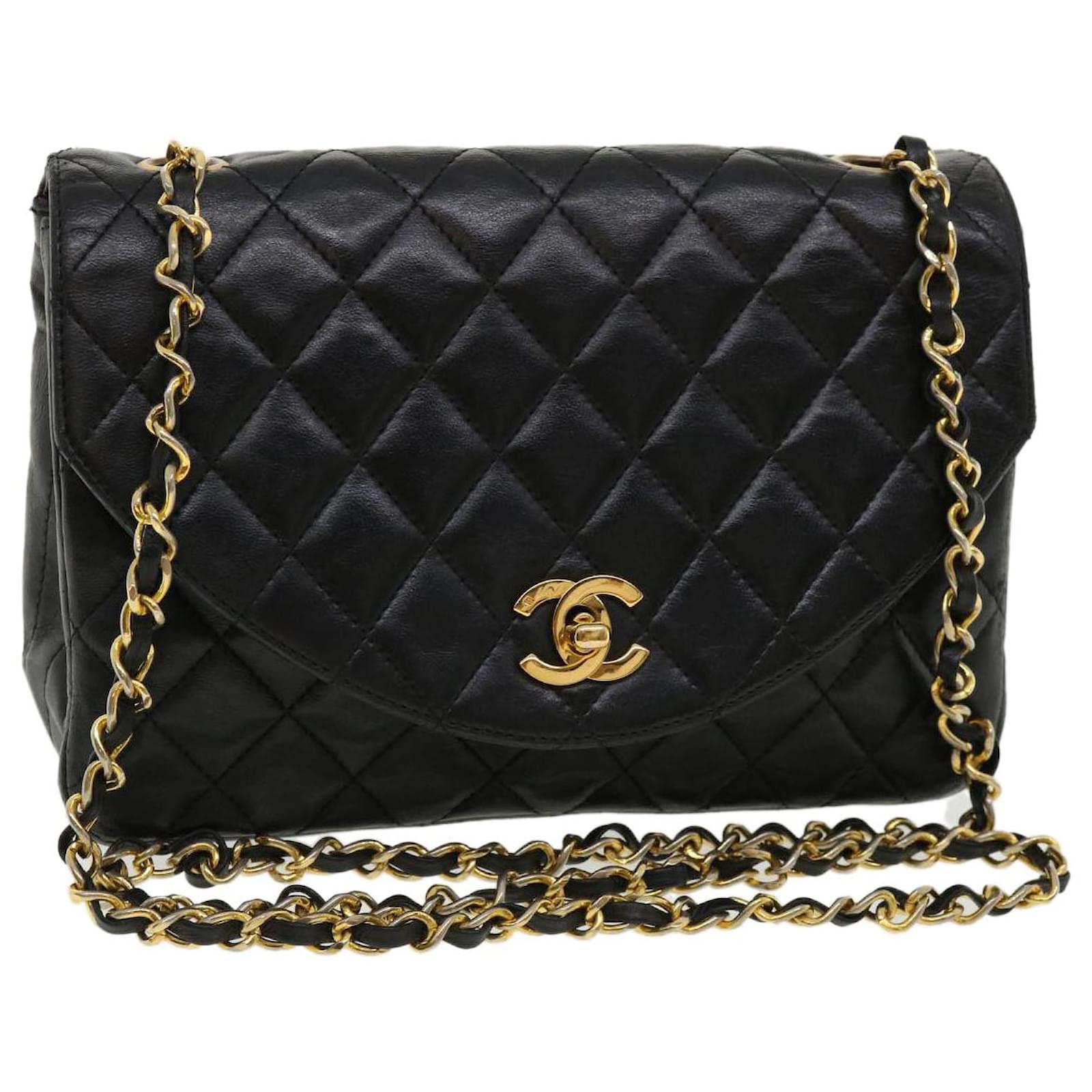Chanel Diana Black Leather ref.798416 - Joli Closet