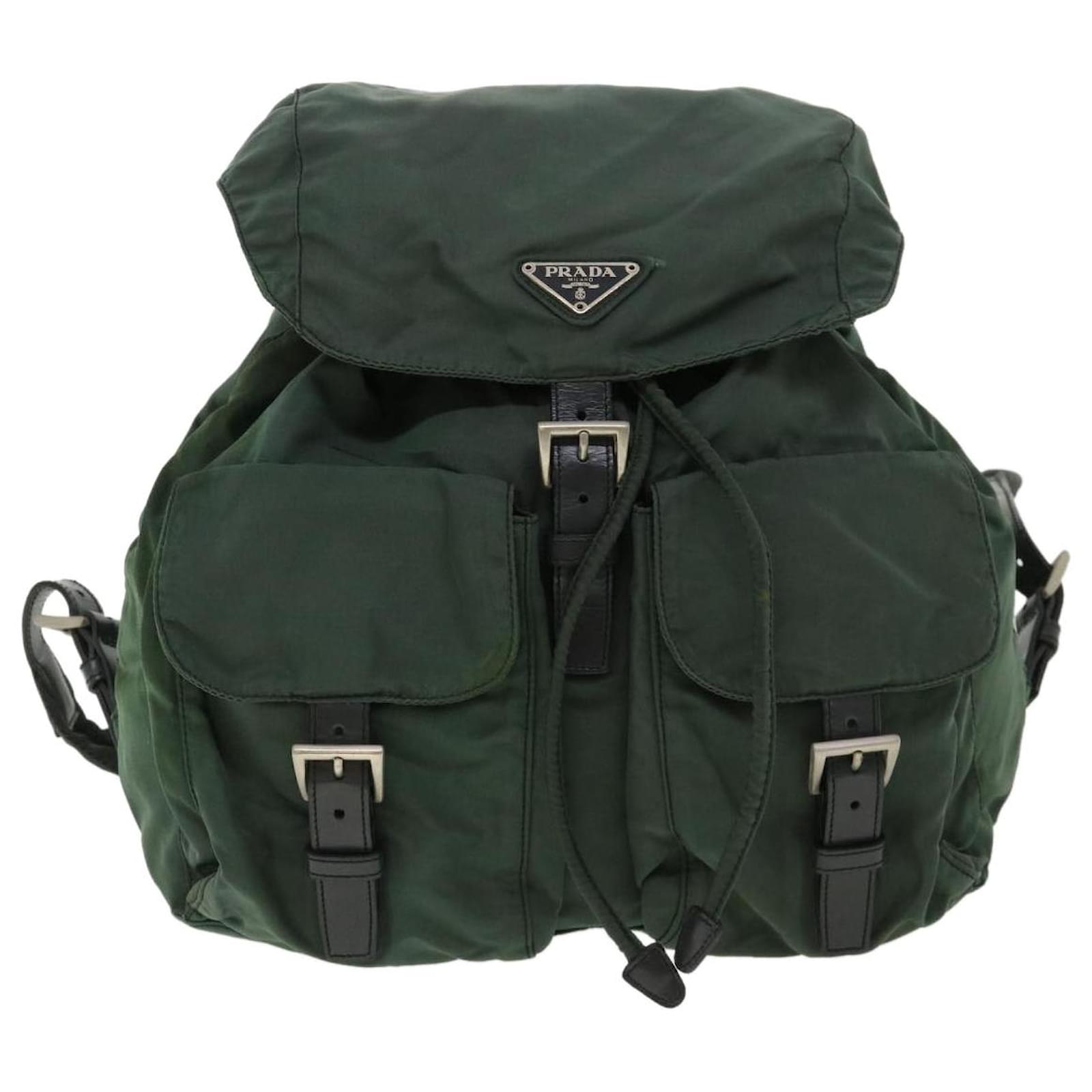 Prada Re-Nylon Green Synthetic ref.798477 - Joli Closet