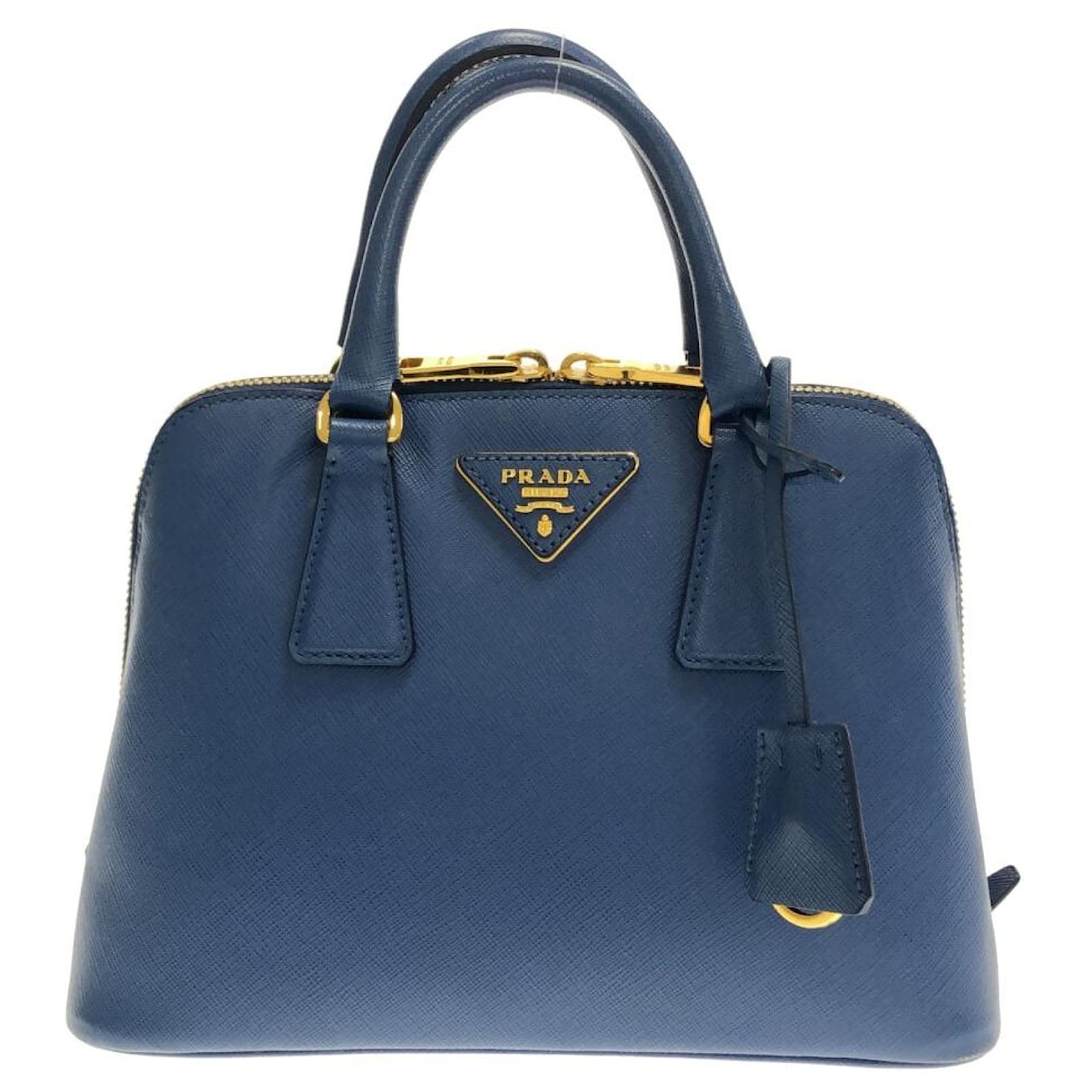 Prada Promenade Blue Leather ref.798635 - Joli Closet