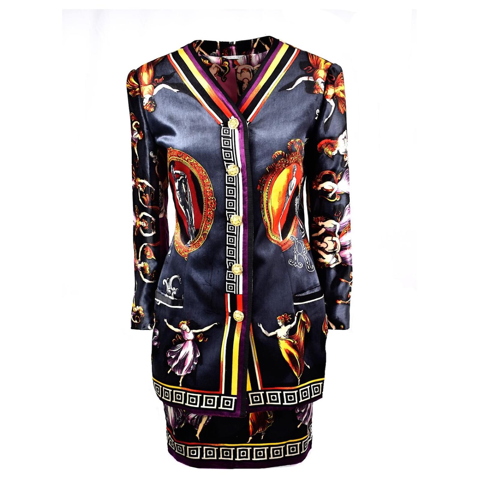 Gianni Versace Skirt suit Multiple colors Velvet ref.797984 - Joli Closet