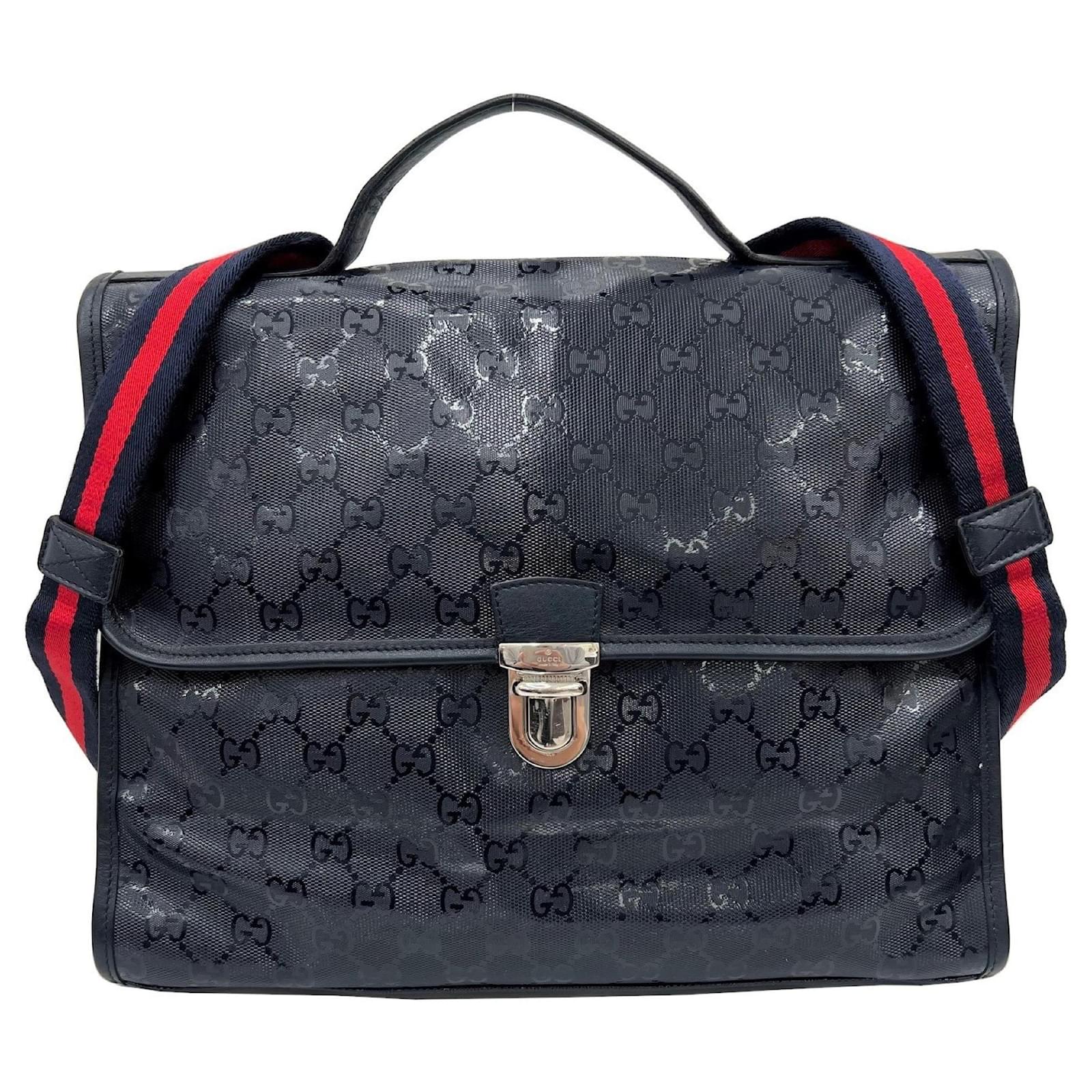 gucci Navy blue Leather ref.801139 - Joli Closet