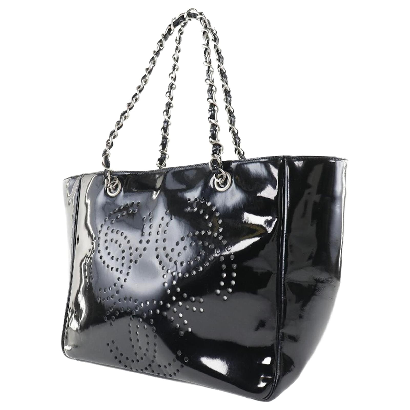 Chanel Triple coco Black Patent leather ref.801165 - Joli Closet