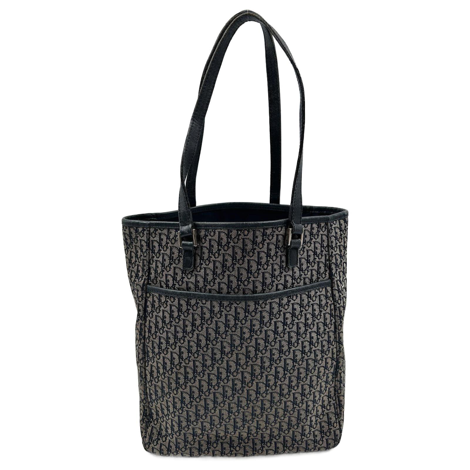Cabas Dior en toile bleue ref.801238 - Joli Closet