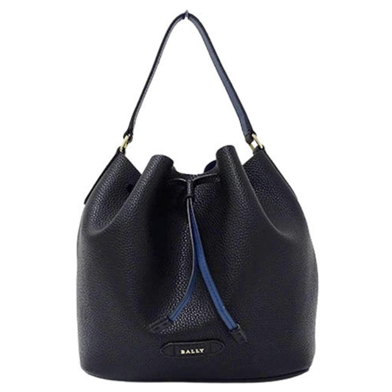 Bally Black Leather ref.802244 - Joli Closet