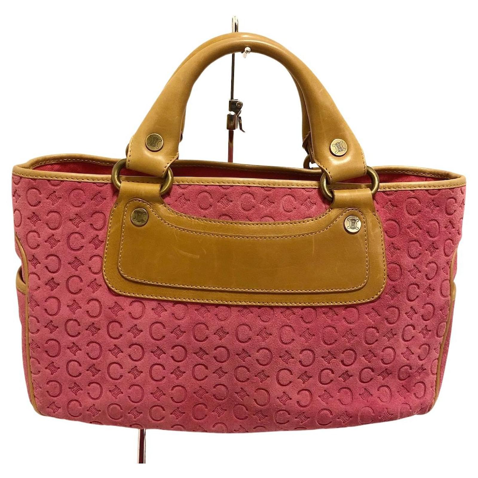 Céline Celine Boogie Pink Suede ref.802257 - Joli Closet