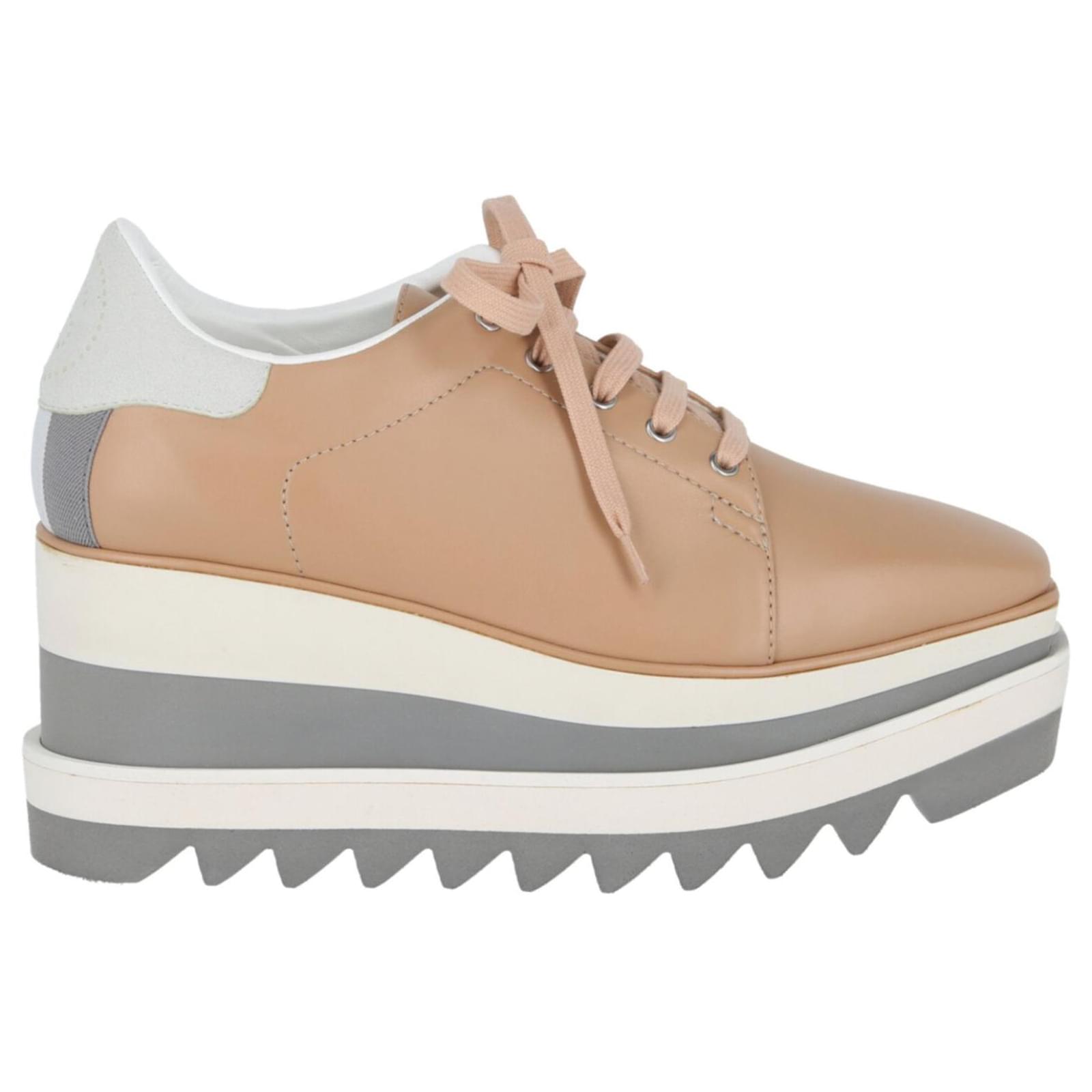 Stella Mc Cartney Stella McCartney Sneak-Elyse Platform Sneakers Brown ...
