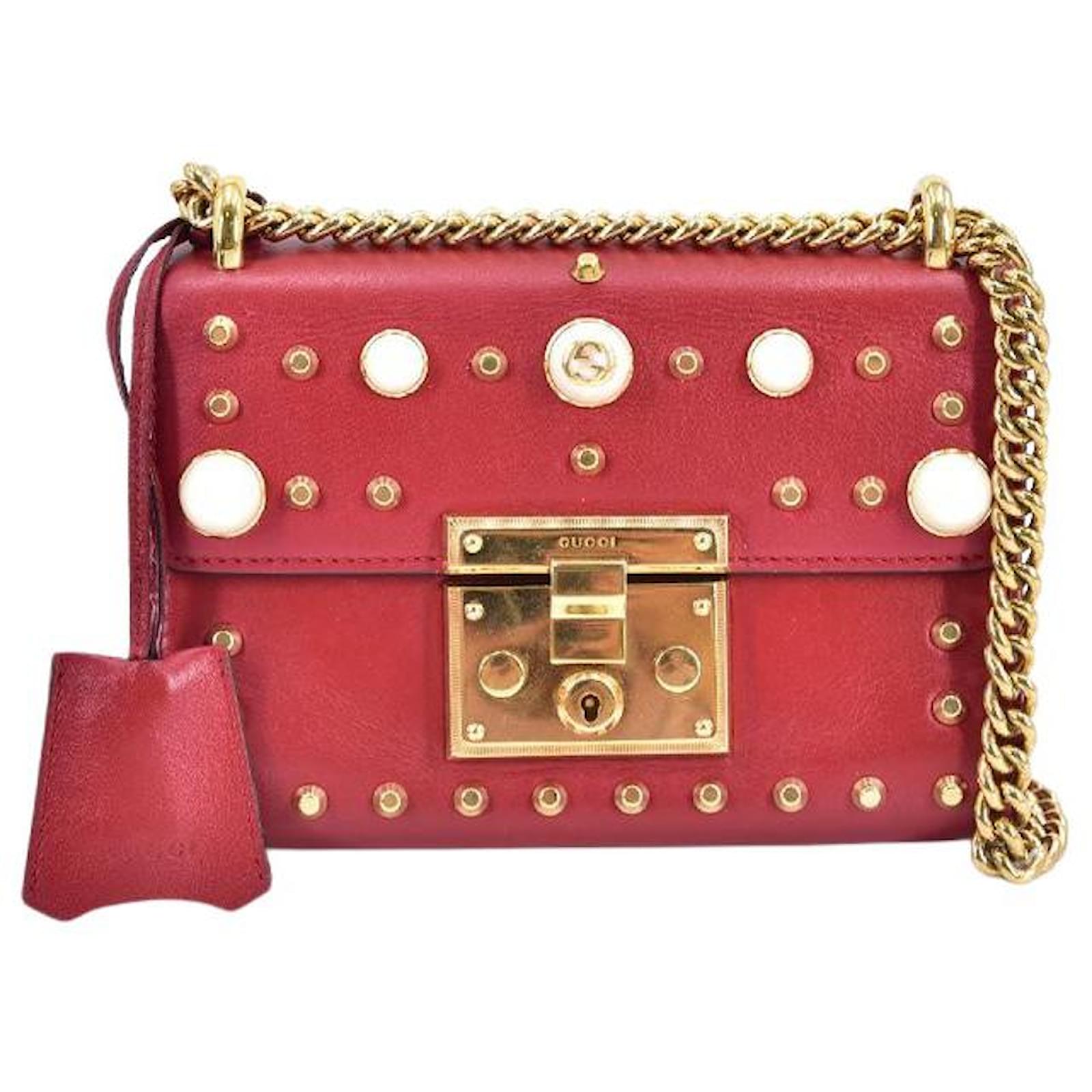 Gucci -- Red Leather ref.805720 - Joli Closet