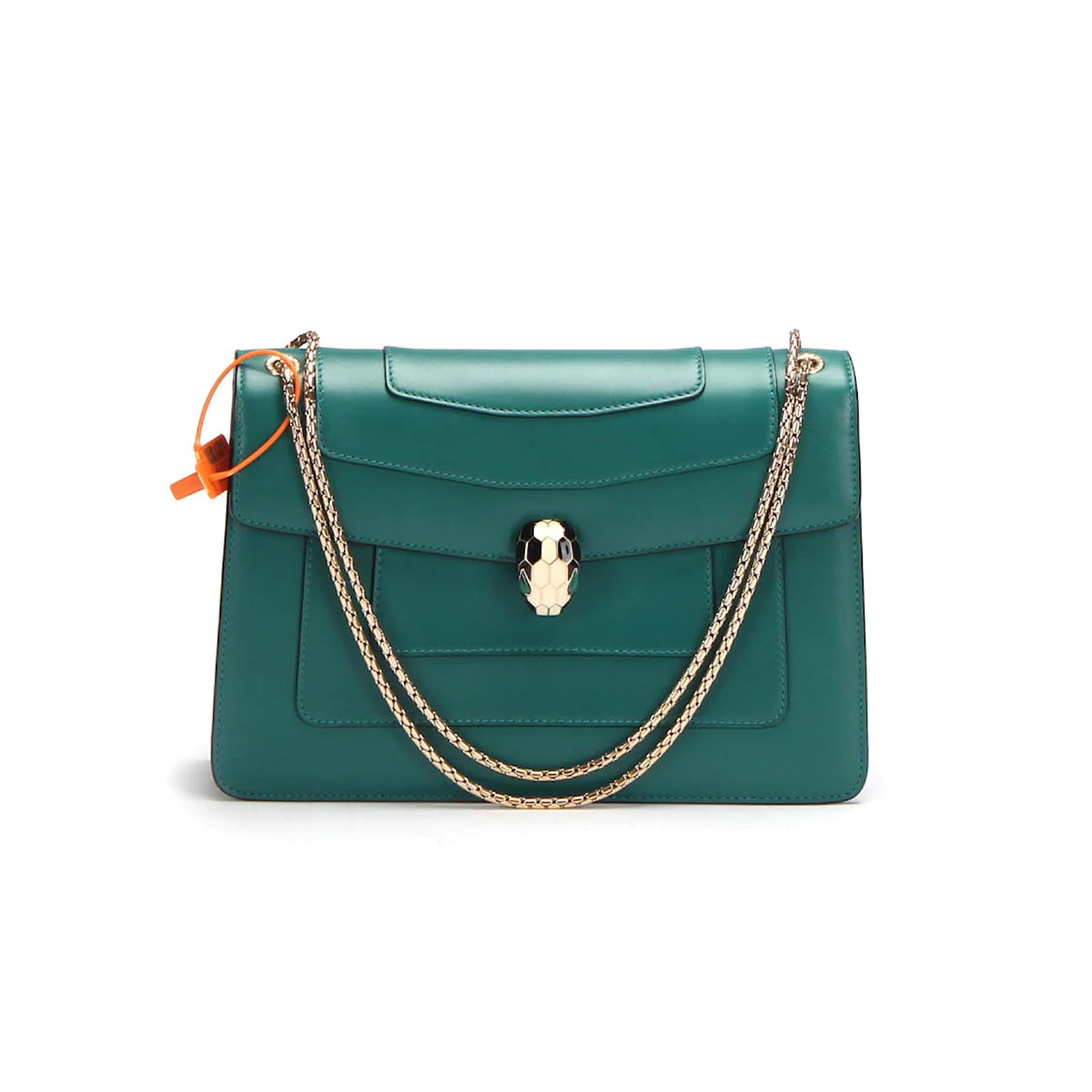 Bulgari Serpenti Forever Leather Shoulder Bag ref.806247 - Joli Closet