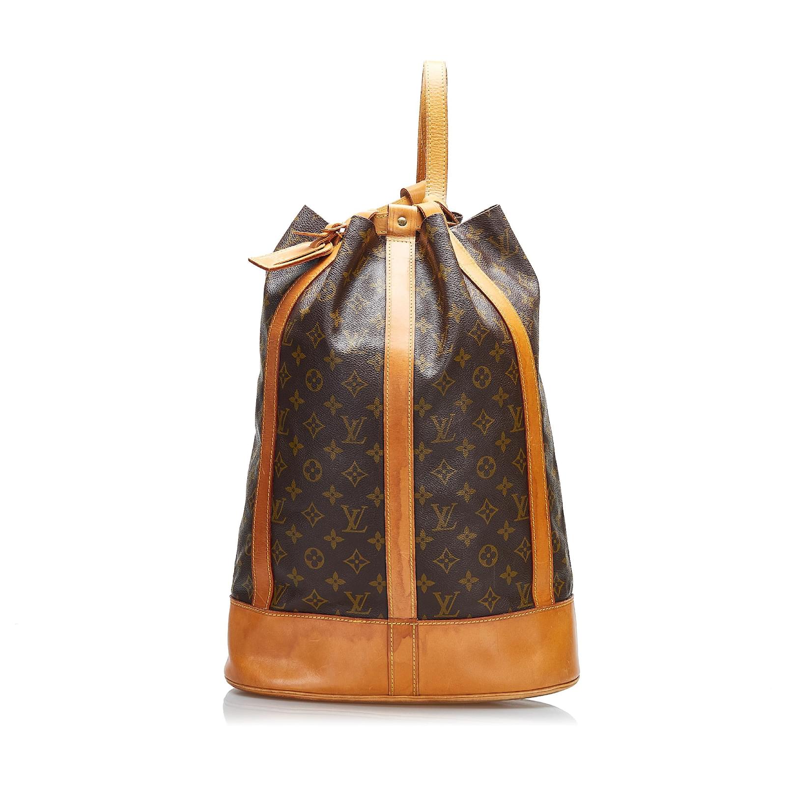 Louis Vuitton Brown Monogram Randonnee GM Cloth ref.807146 - Joli Closet