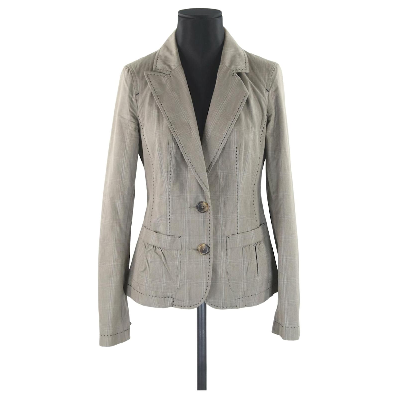 Essentiel Antwerp Essential Antwerp Jacket 38 Beige Cotton ref.807864 ...