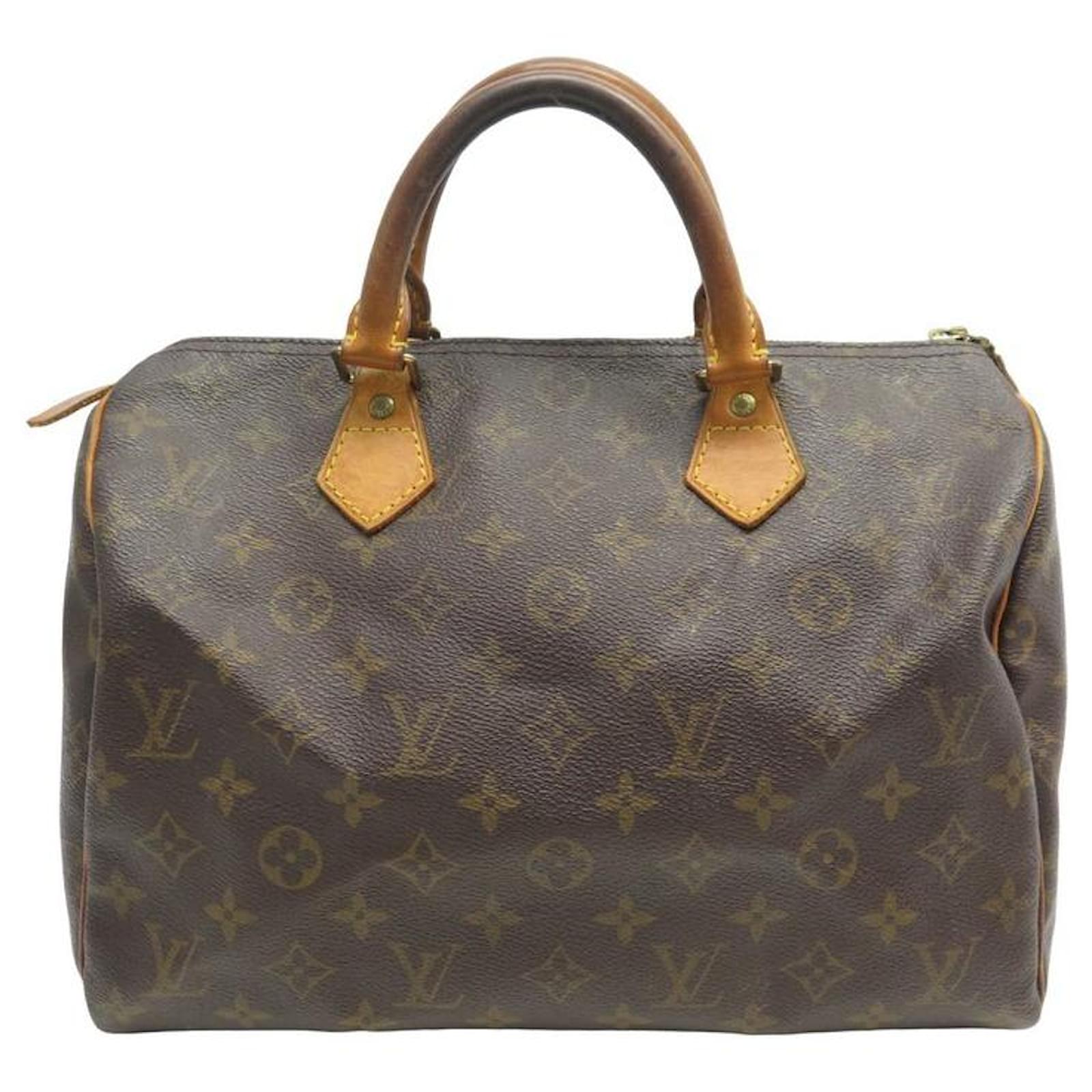 SAC A MAIN LOUIS VUITTON SPEEDY 30 EN TOILE MONOGRAM M41108 CANVAS ...