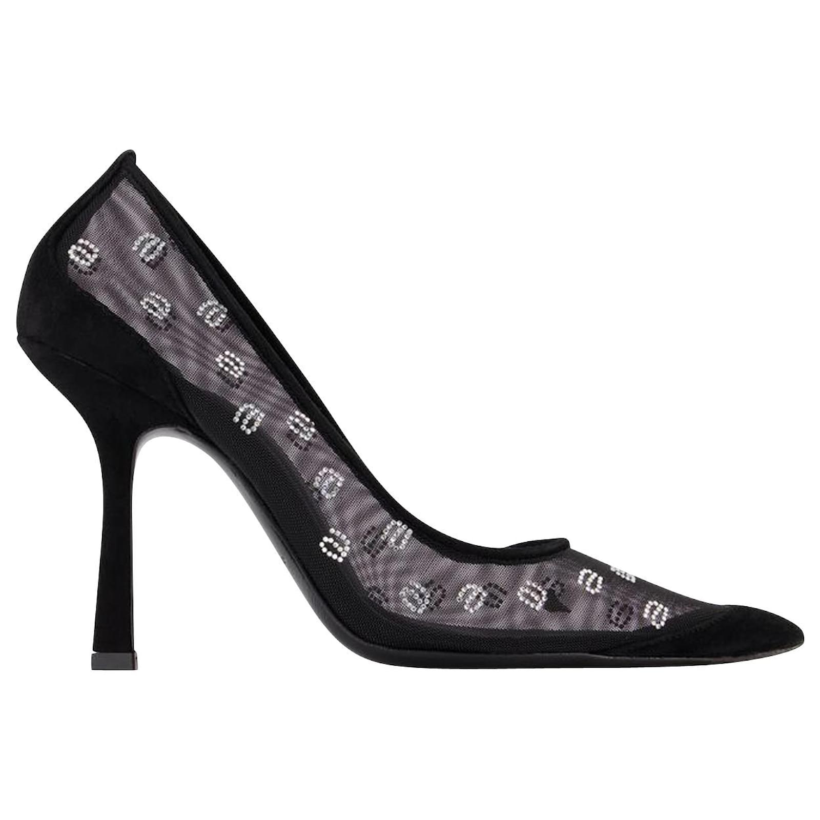 Delphine Sandals 105 - Alexander Wang - Mesh - Black Cloth ref.809037 ...