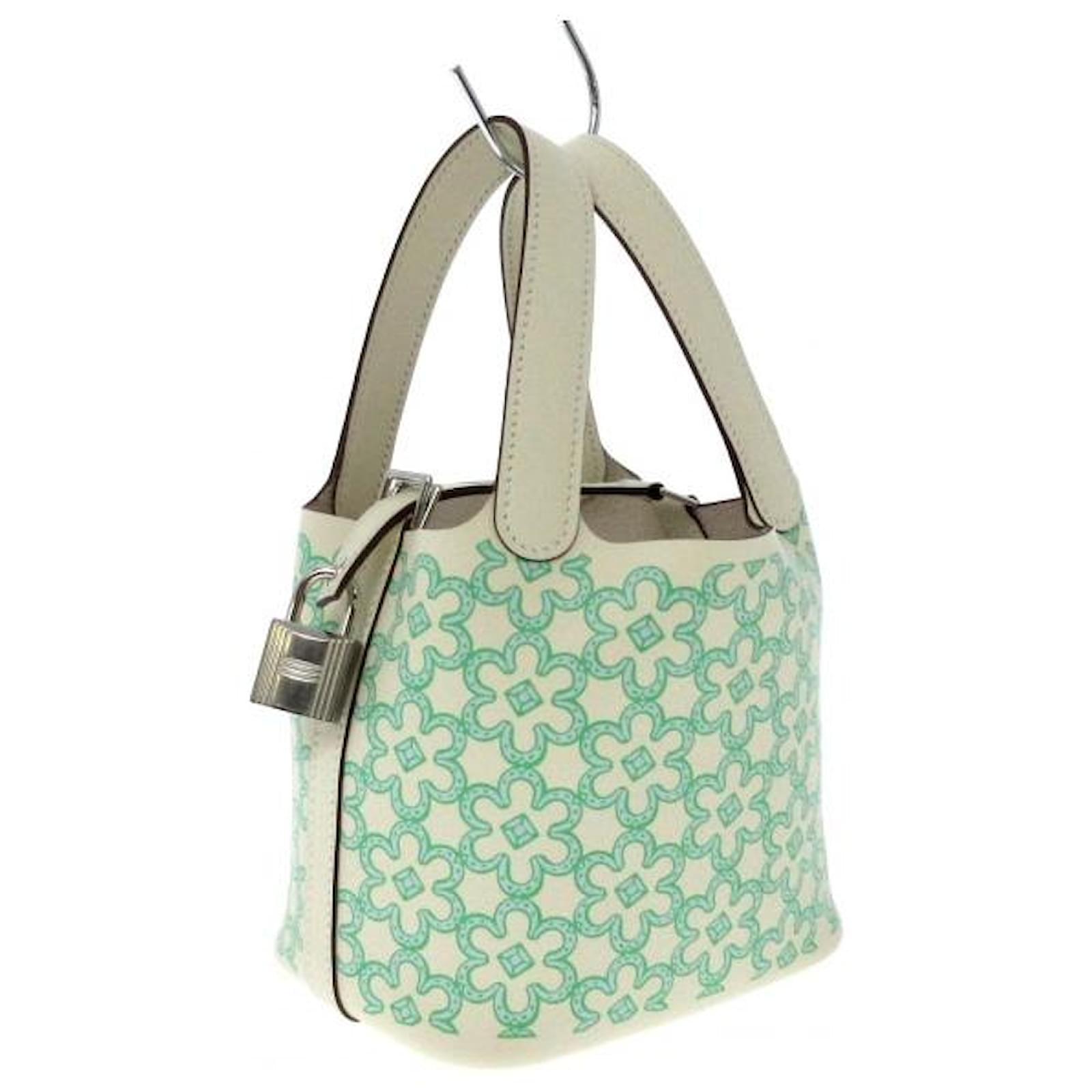Hermès Picotane Rock Micro Lucky Daisy Brown ref.810269 - Joli Closet
