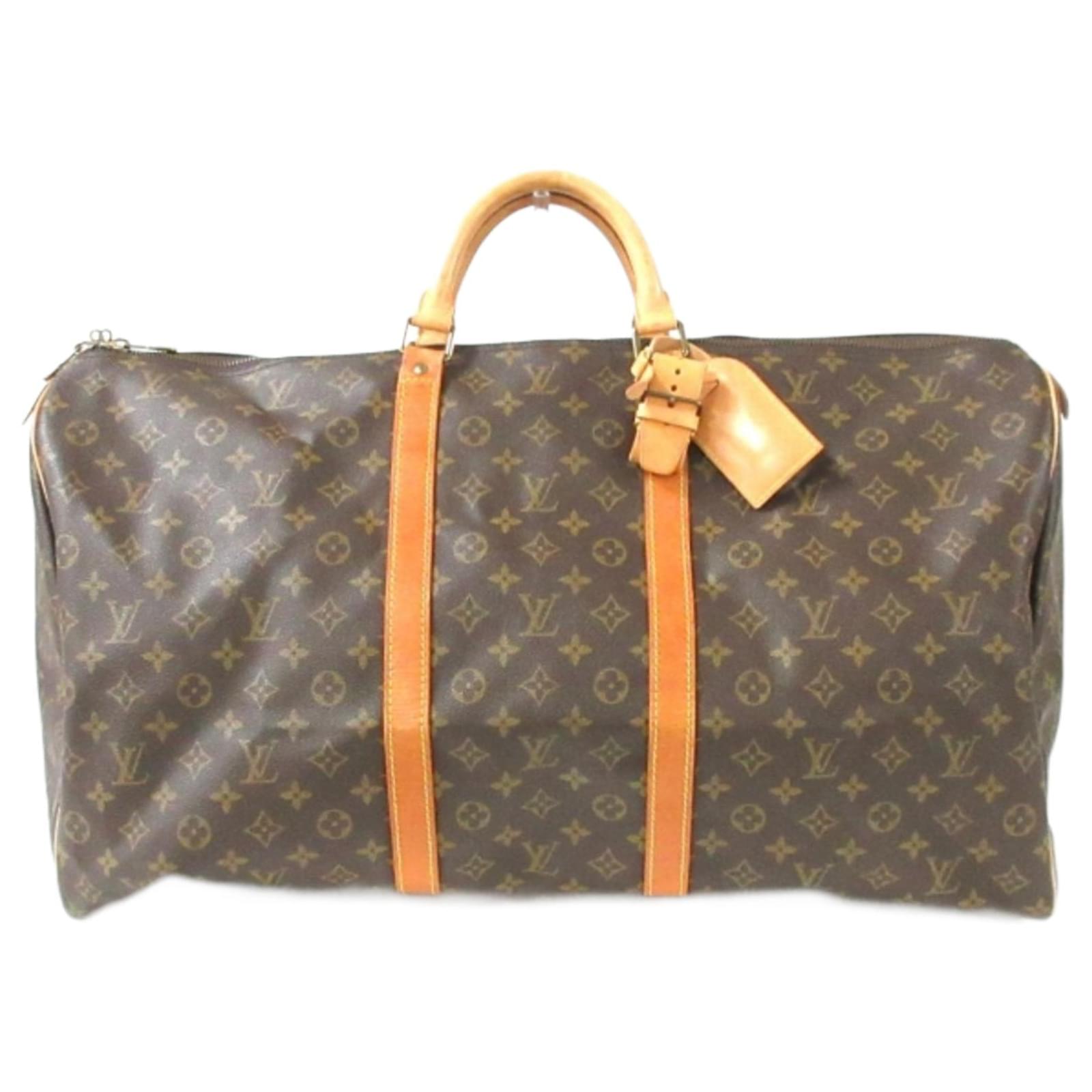 Louis Vuitton keepall 60 Cloth ref.813116 - Joli Closet