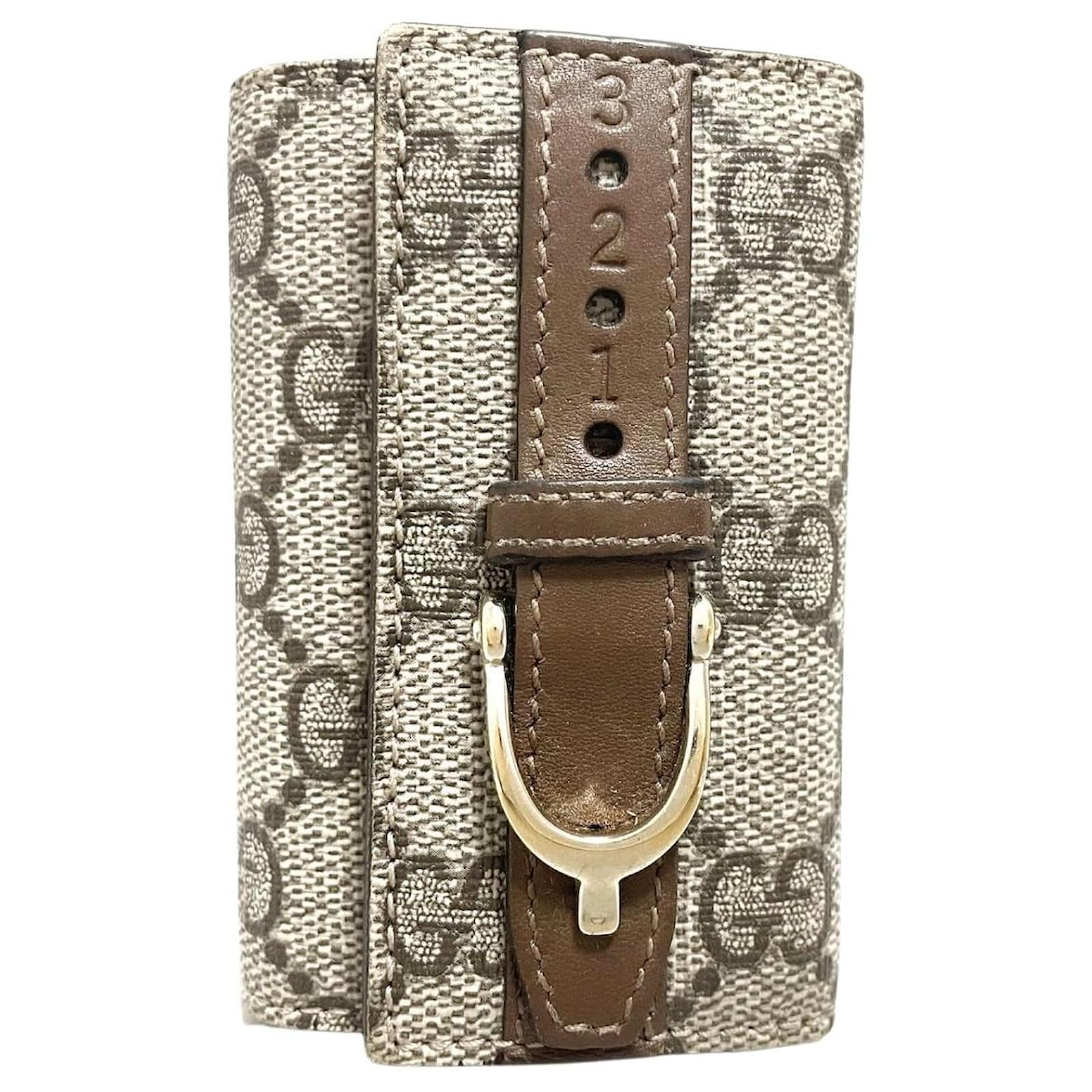 Gucci Key case Beige Cloth ref.815432 - Joli Closet
