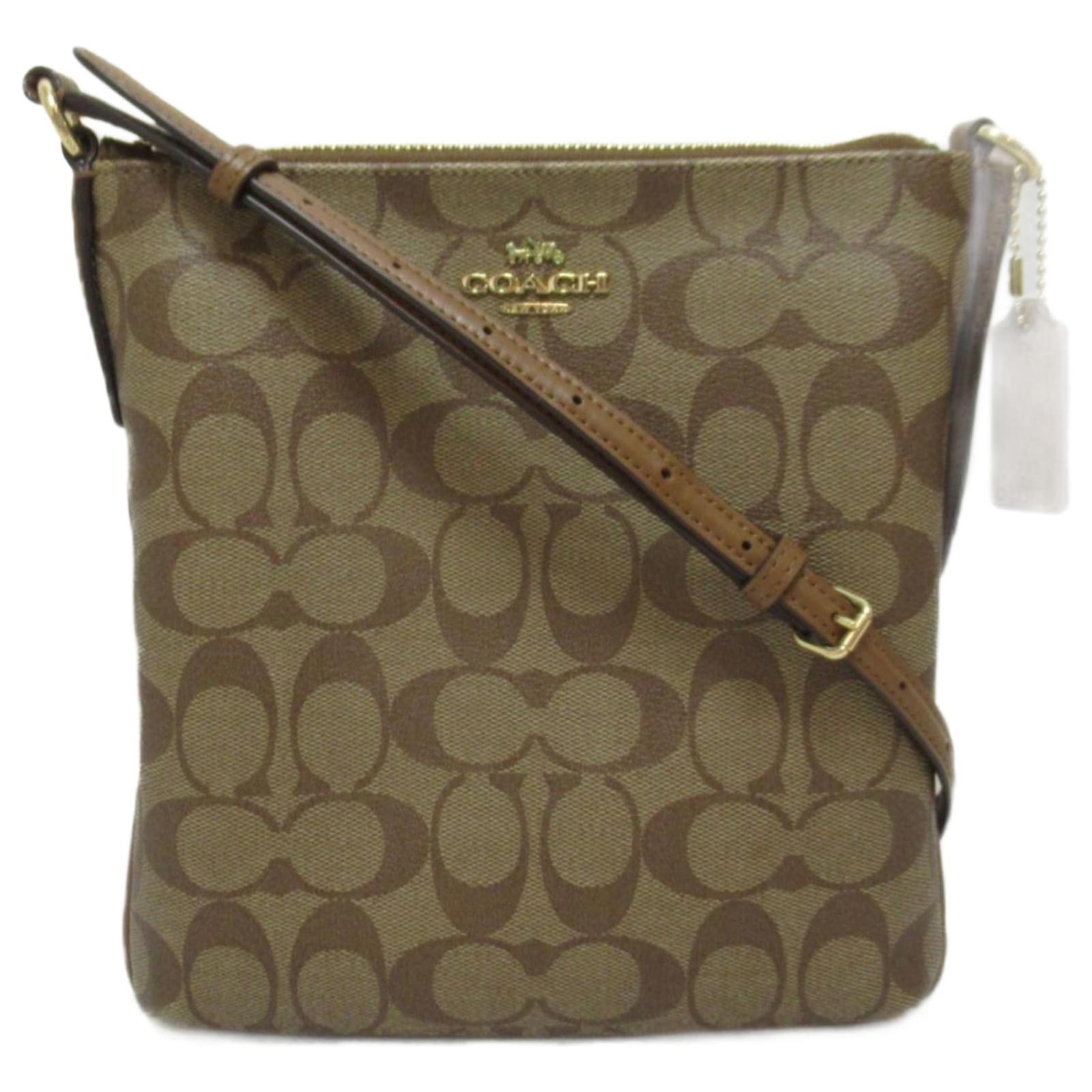 Coach Signature Beige Cloth ref.815902 - Joli Closet