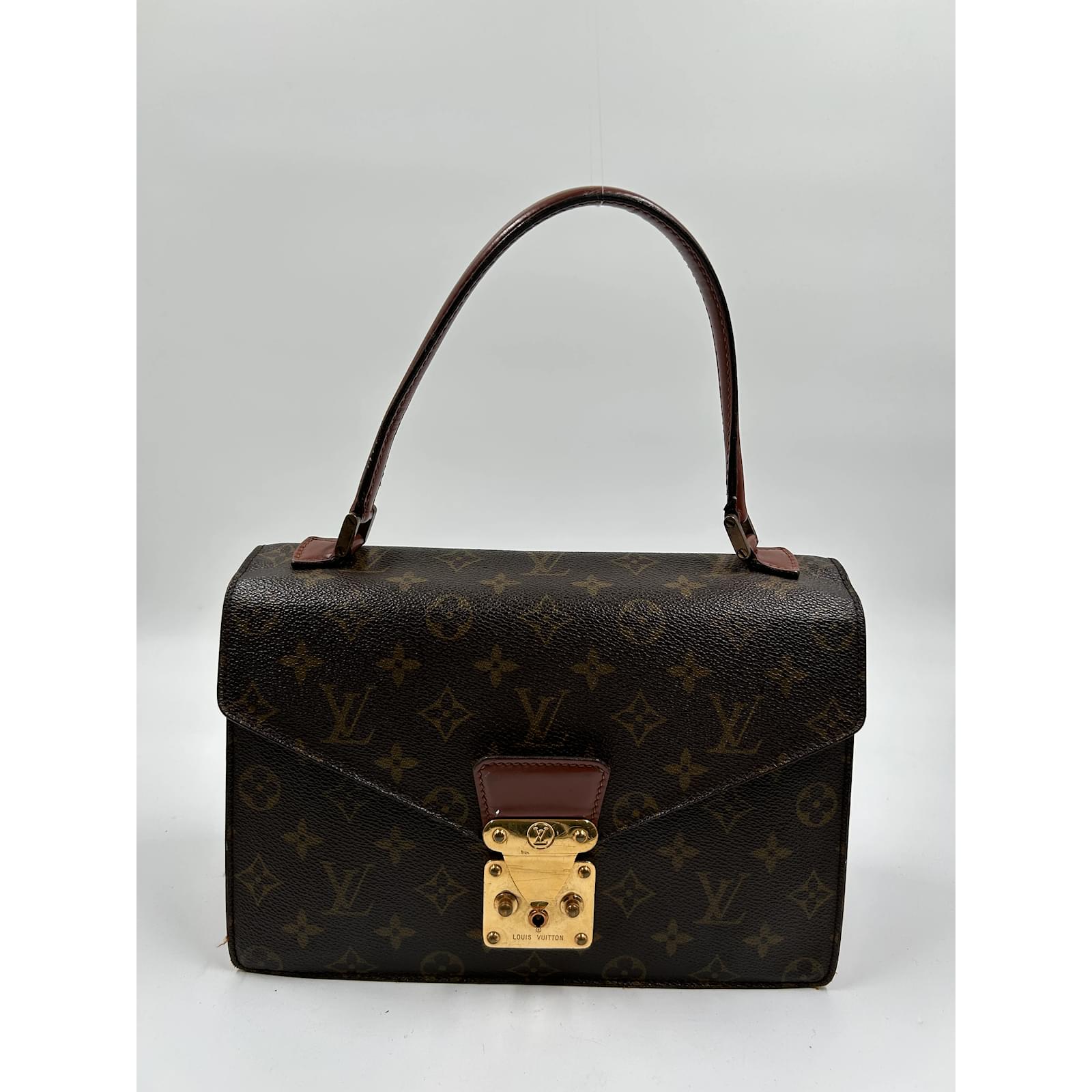 Louis Vuitton Brown Monogram Coated Canvas Concorde Cloth ref.816050 ...