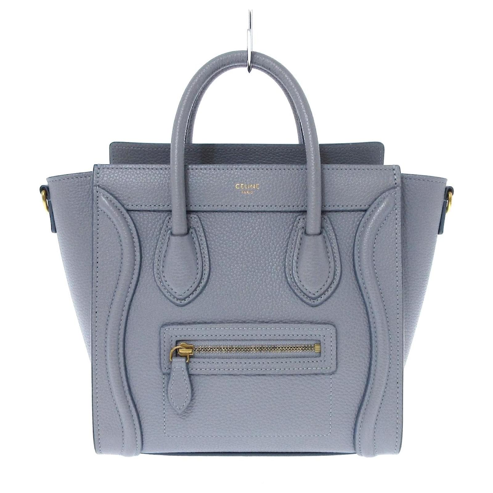 Céline Luggage Grey Pony-style calfskin ref.817134 - Joli Closet