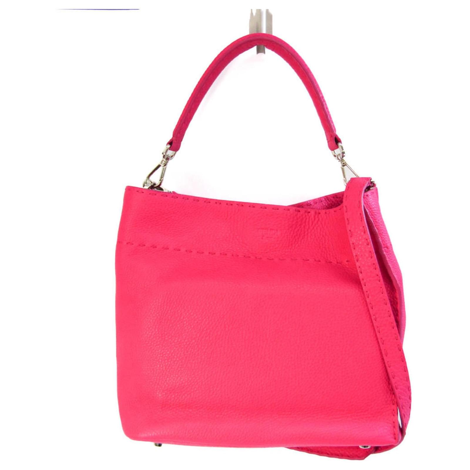Fendi Fuschia Leather ref.817758 - Joli Closet