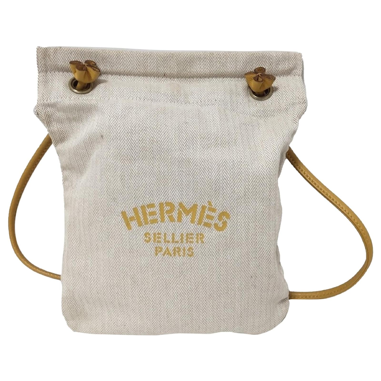 Hermès Hermes White Aline Bag Cloth Cloth ref.817829 - Joli Closet