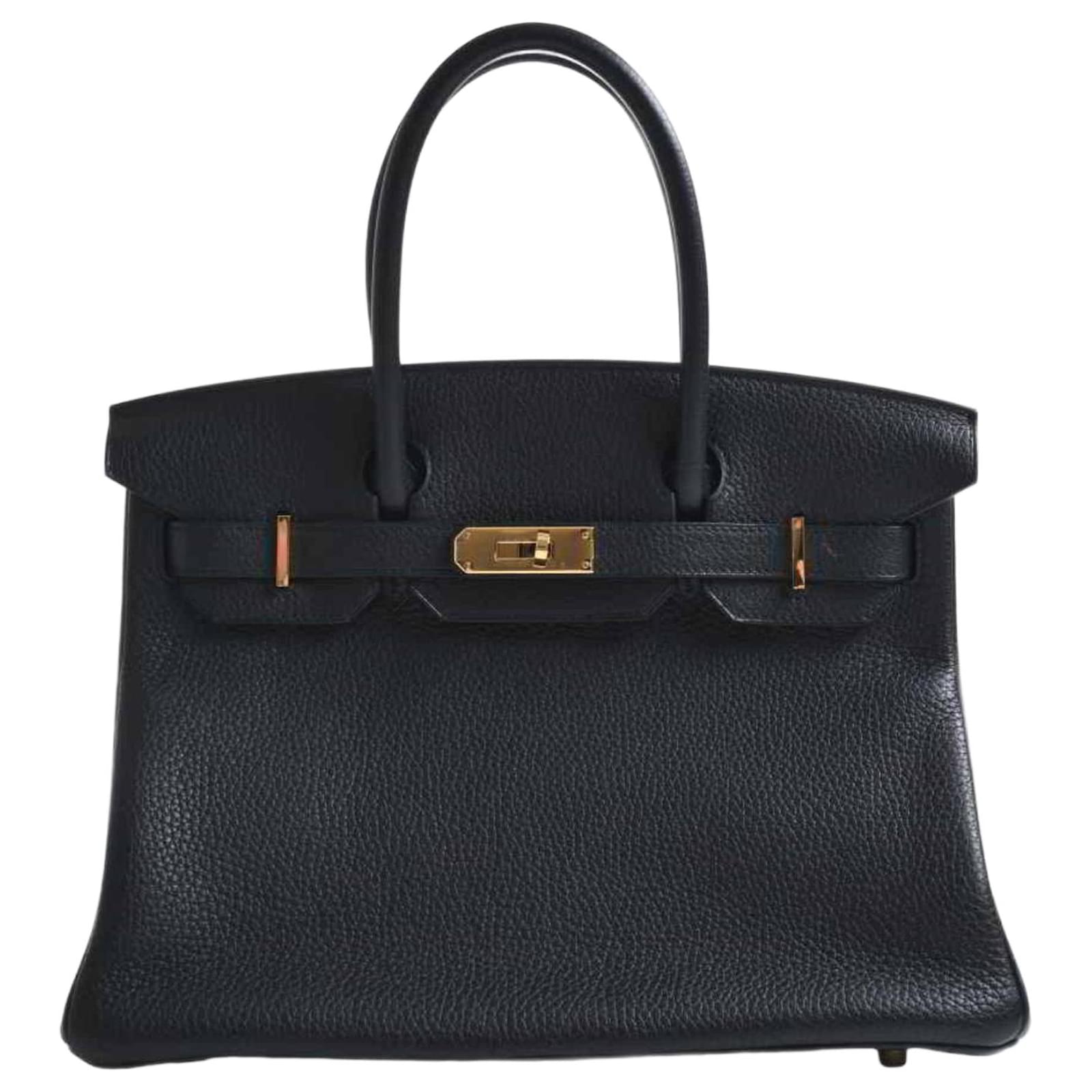Hermès Birkin 30 Black Leather ref.817963 - Joli Closet