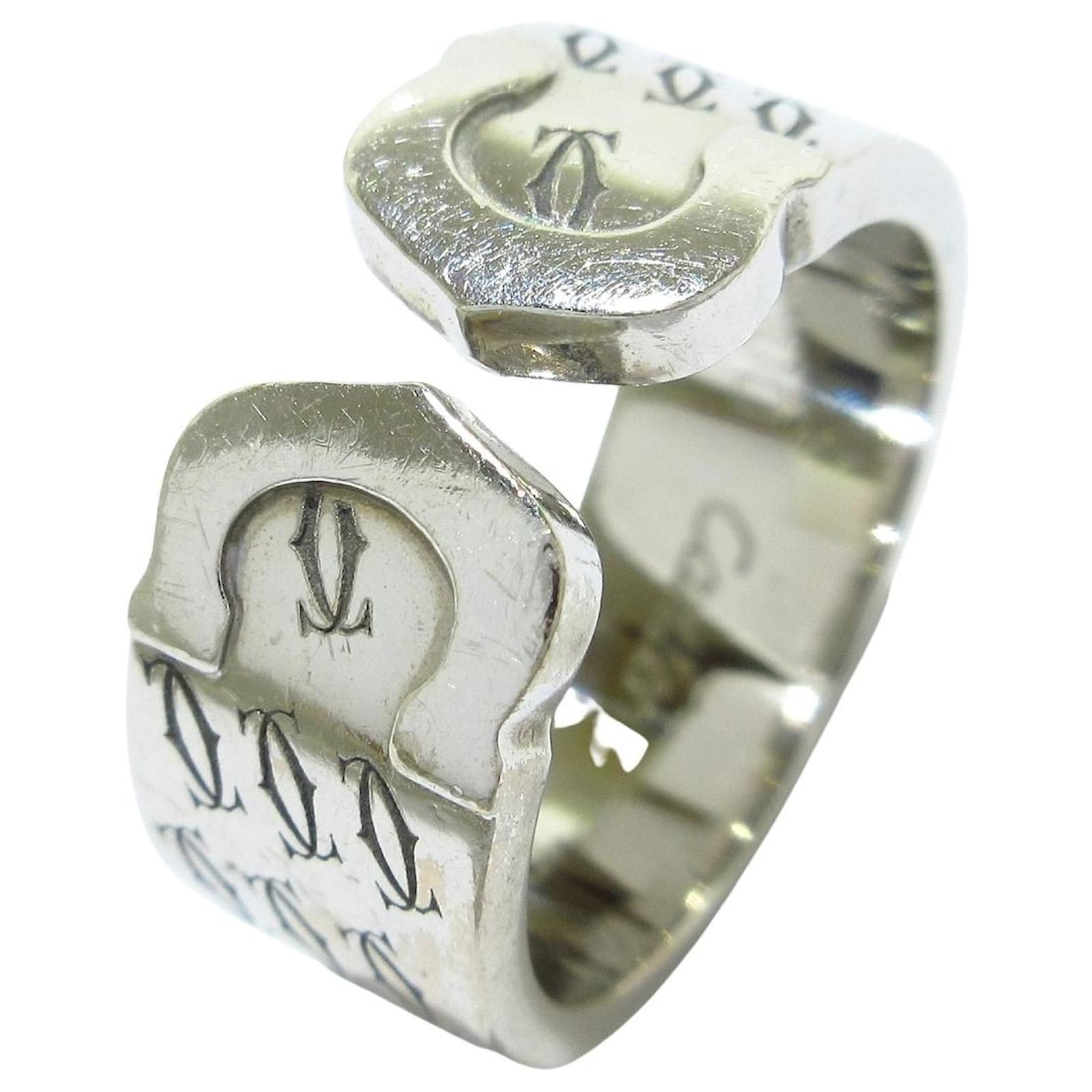 cartier 2C C2 Or blanc ref.818030 - Joli Closet