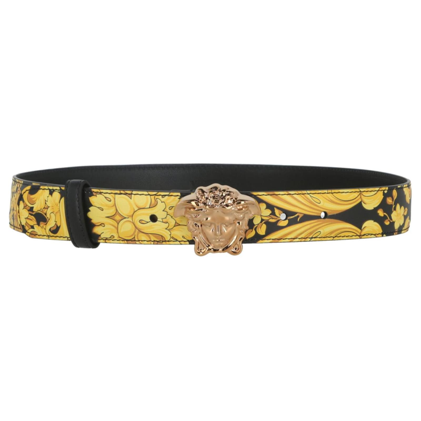 Versace Barocco Reversible Leather Belt Multiple colors ref.818125 ...