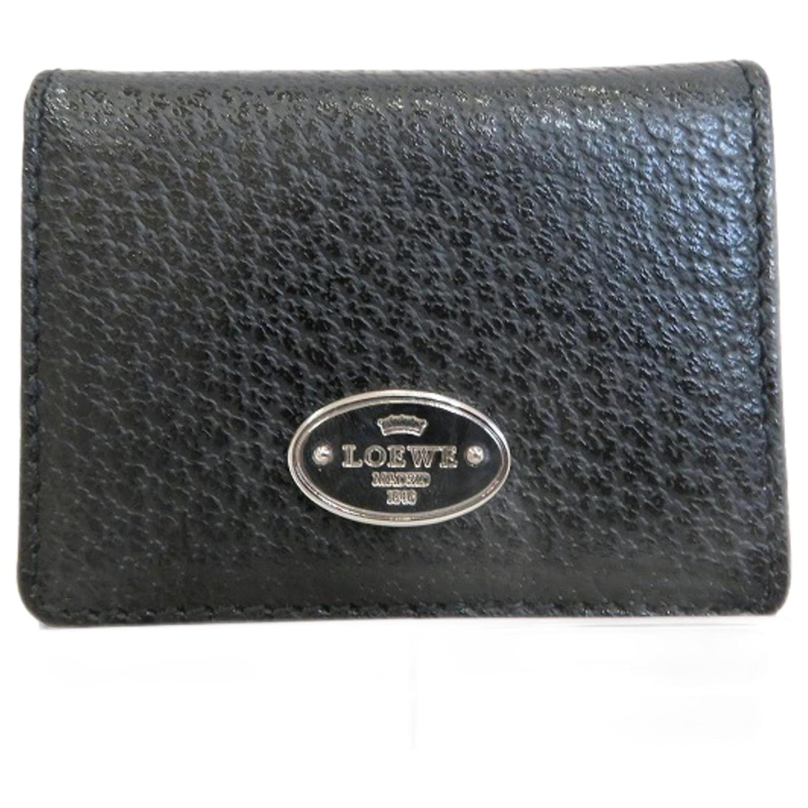 Loewe Black Leather ref.819027 - Joli Closet