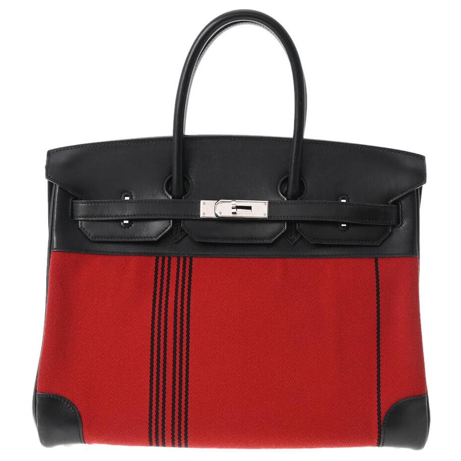 Hermès Birkin 35 Red Cloth ref.820927 - Joli Closet