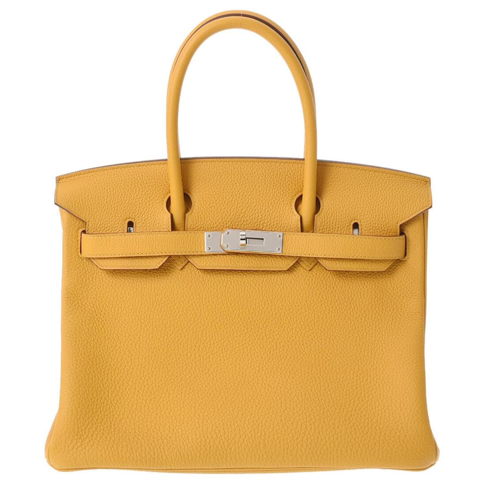 Hermès Birkin 30 Yellow Leather ref.820931 - Joli Closet