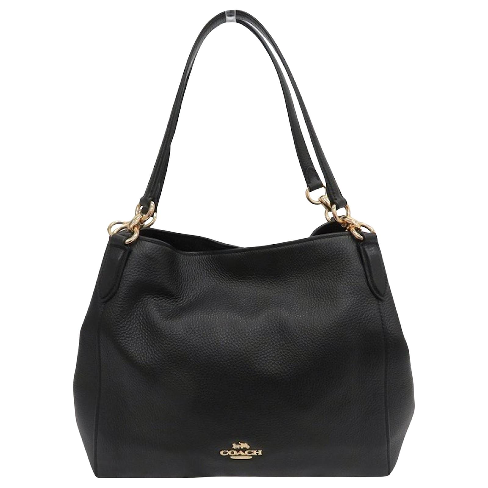 Coach Black Leather ref.823409 - Joli Closet