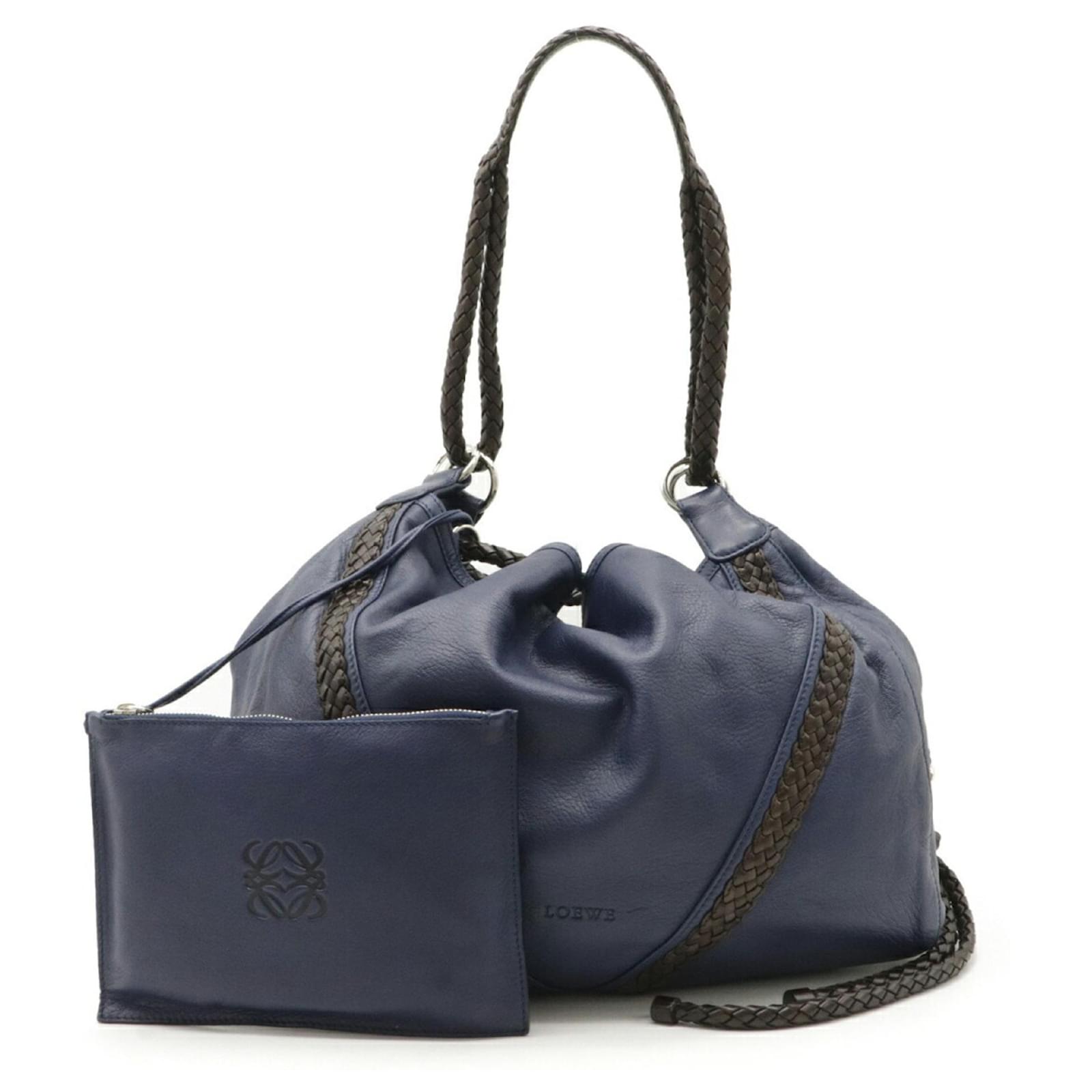 Loewe Blue Leather ref.823463 - Joli Closet