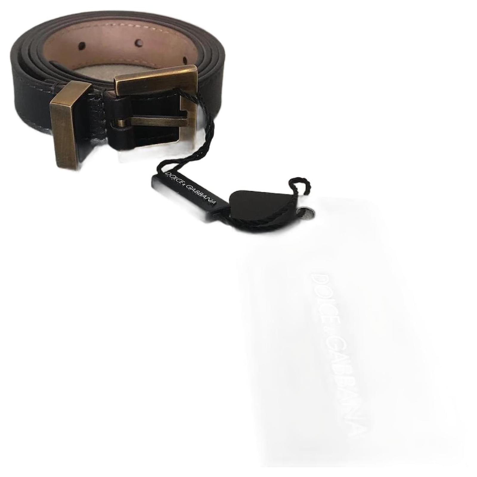 DOLCE & GABBANA Belts T.cm 75 Leather Brown ref.823665 - Joli Closet