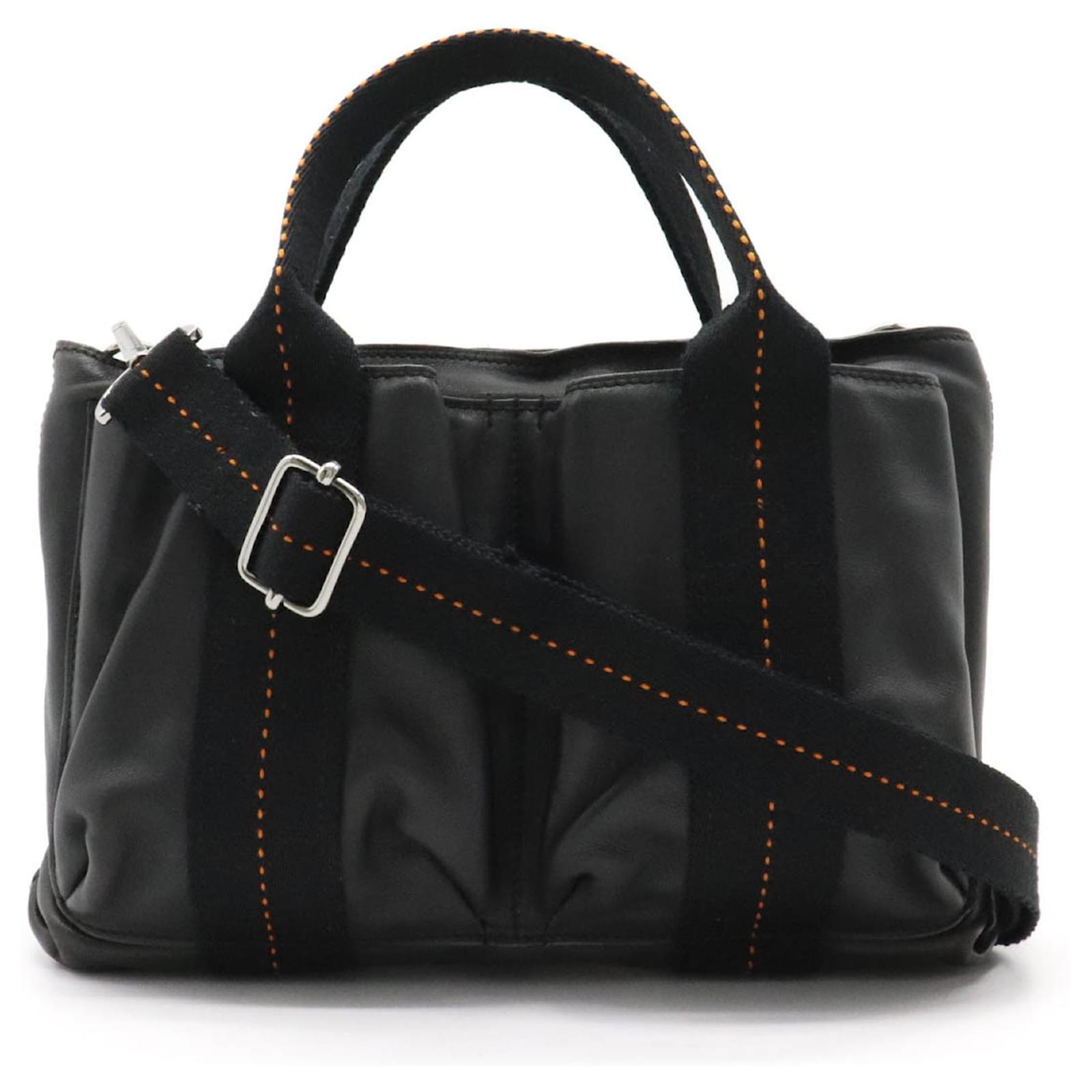 Hermès Caravan Black Leather ref.823694 - Joli Closet