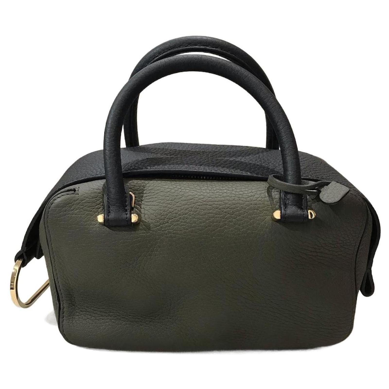 DELVAUX Handbags T. Leather Khaki ref.825584 - Joli Closet