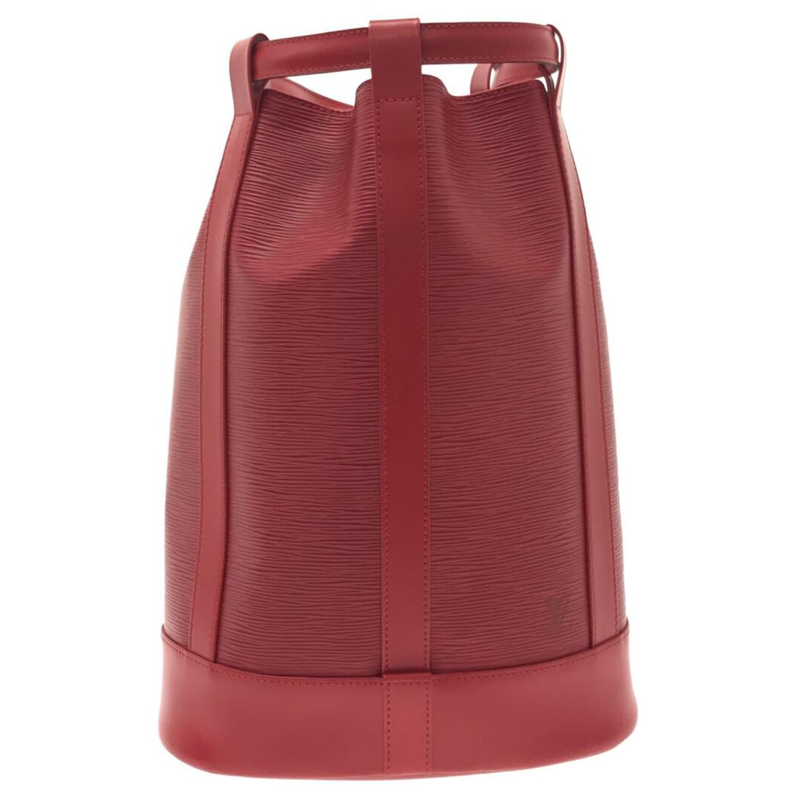 Louis Vuitton Randonnée Cuir Rouge ref.826783 - Joli Closet