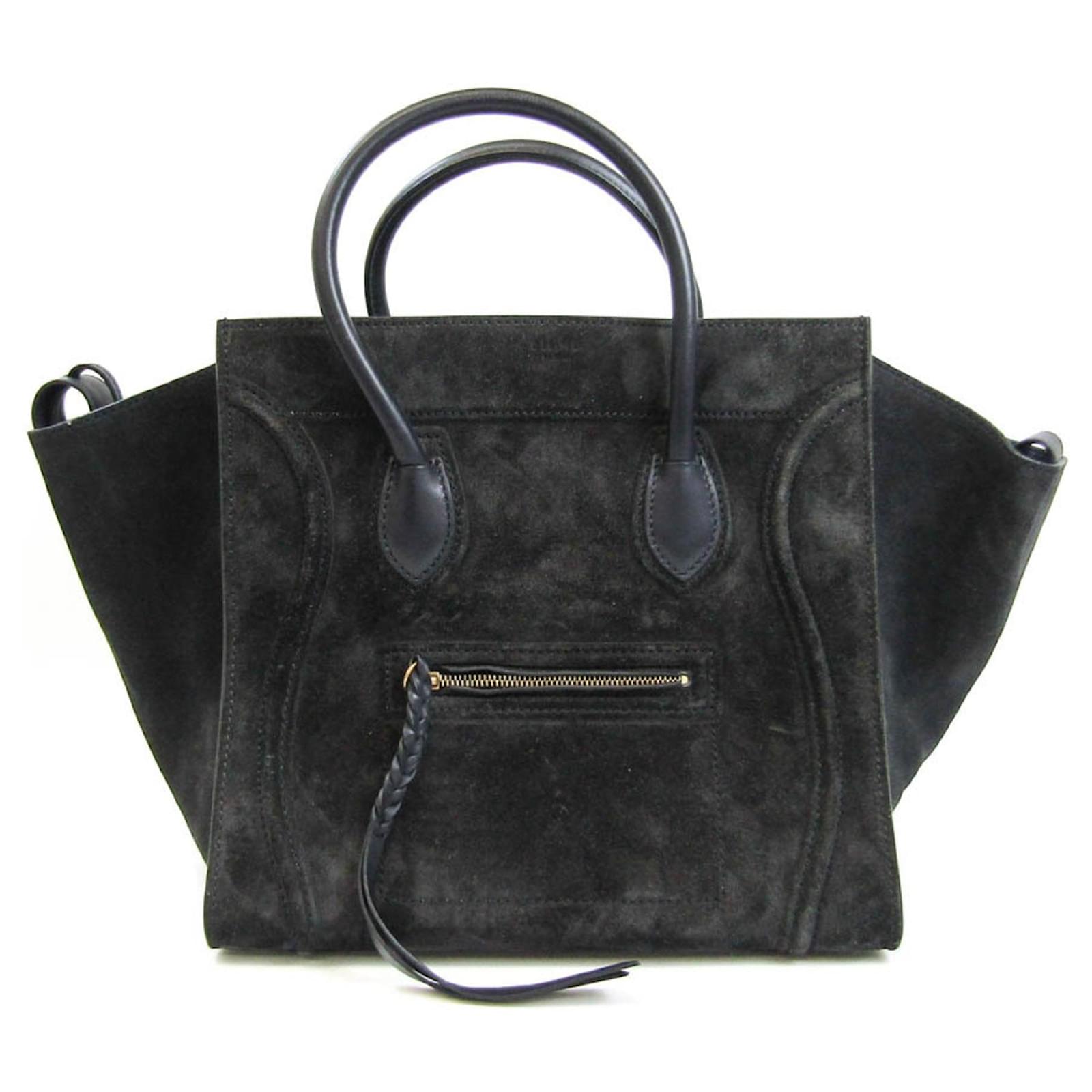 Céline Celine Black Suede ref.826926 - Joli Closet