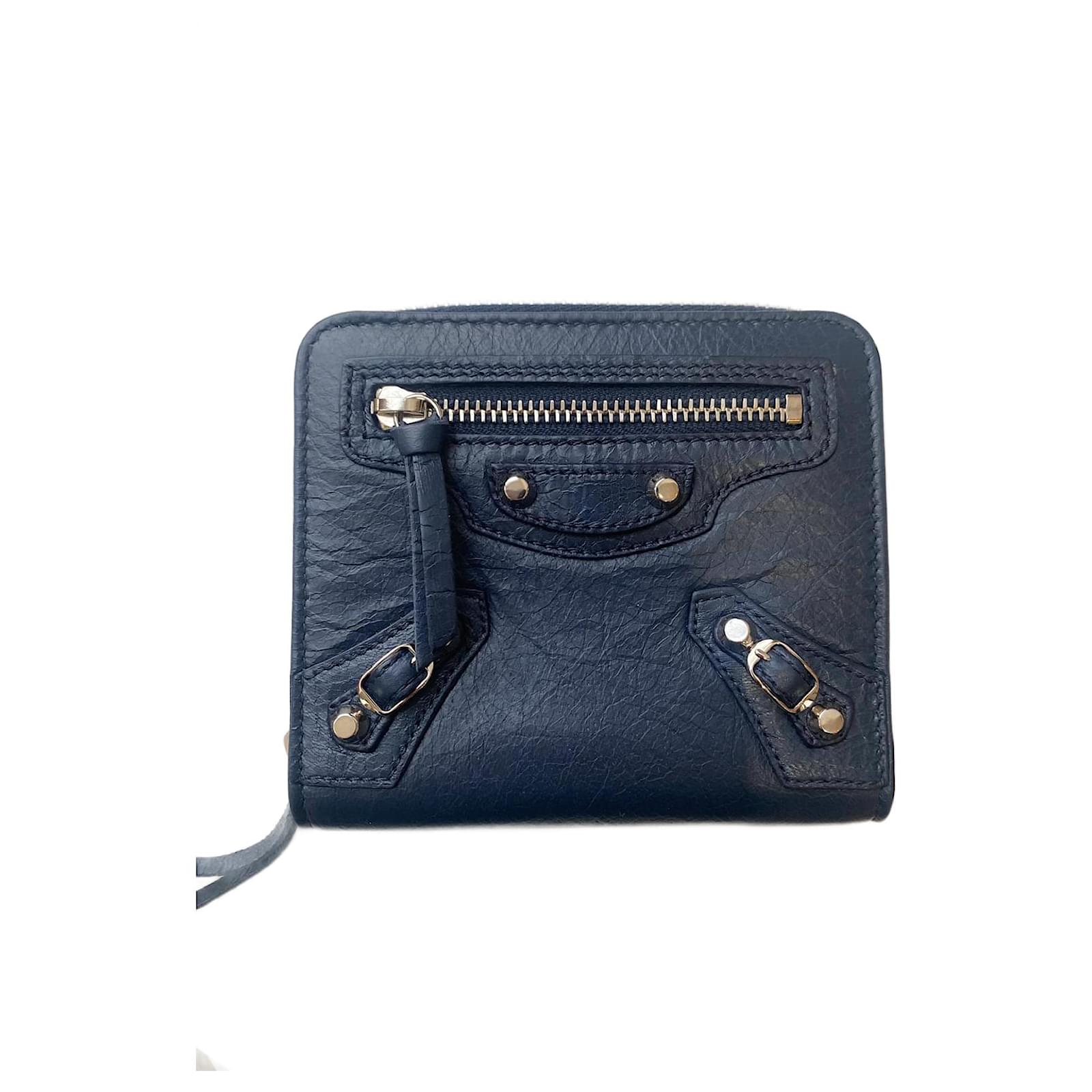 BALENCIAGA Wallets T. Leather Blue ref.827777 - Joli Closet