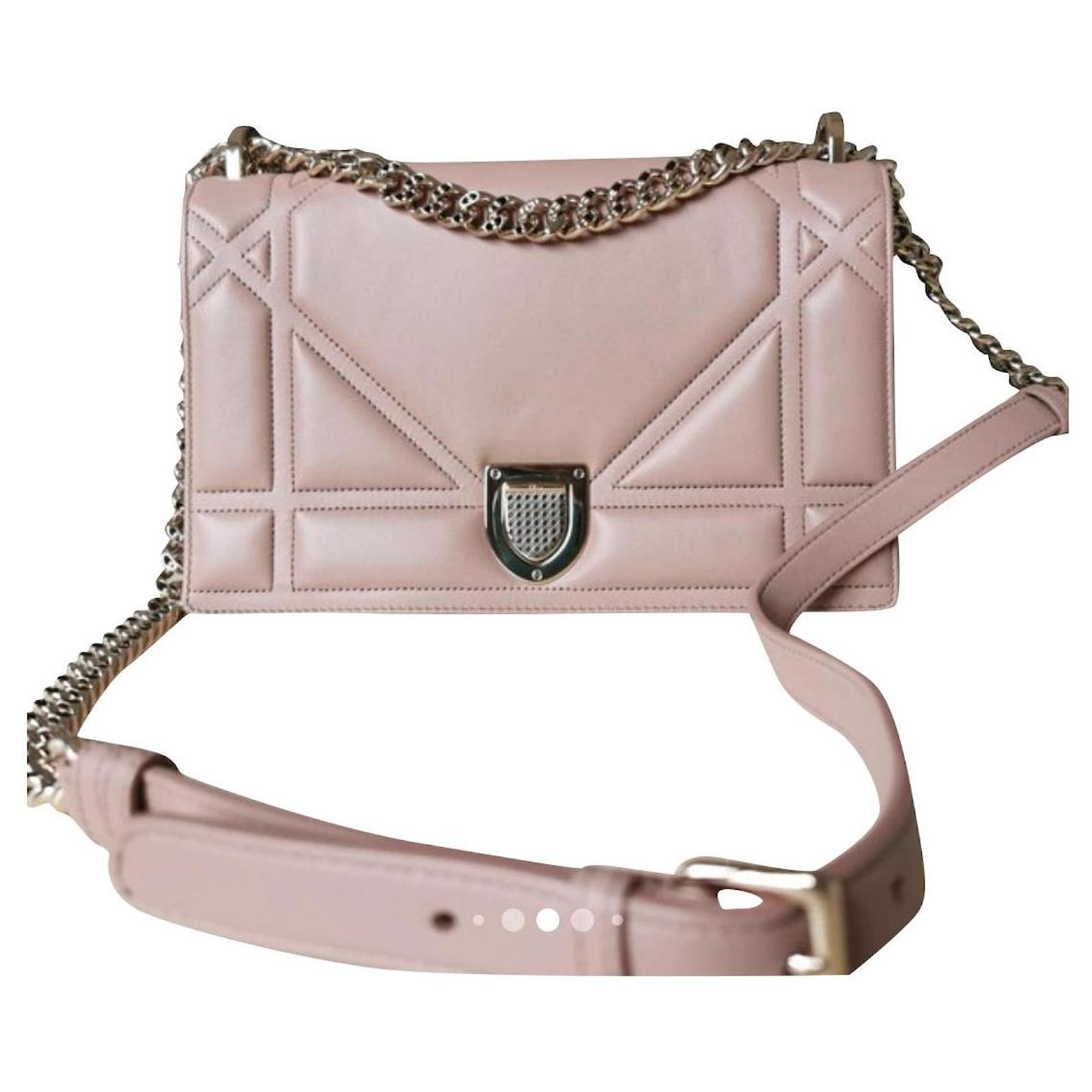 Christian Dior Diorama Pink Leder ref.828033 - Joli Closet