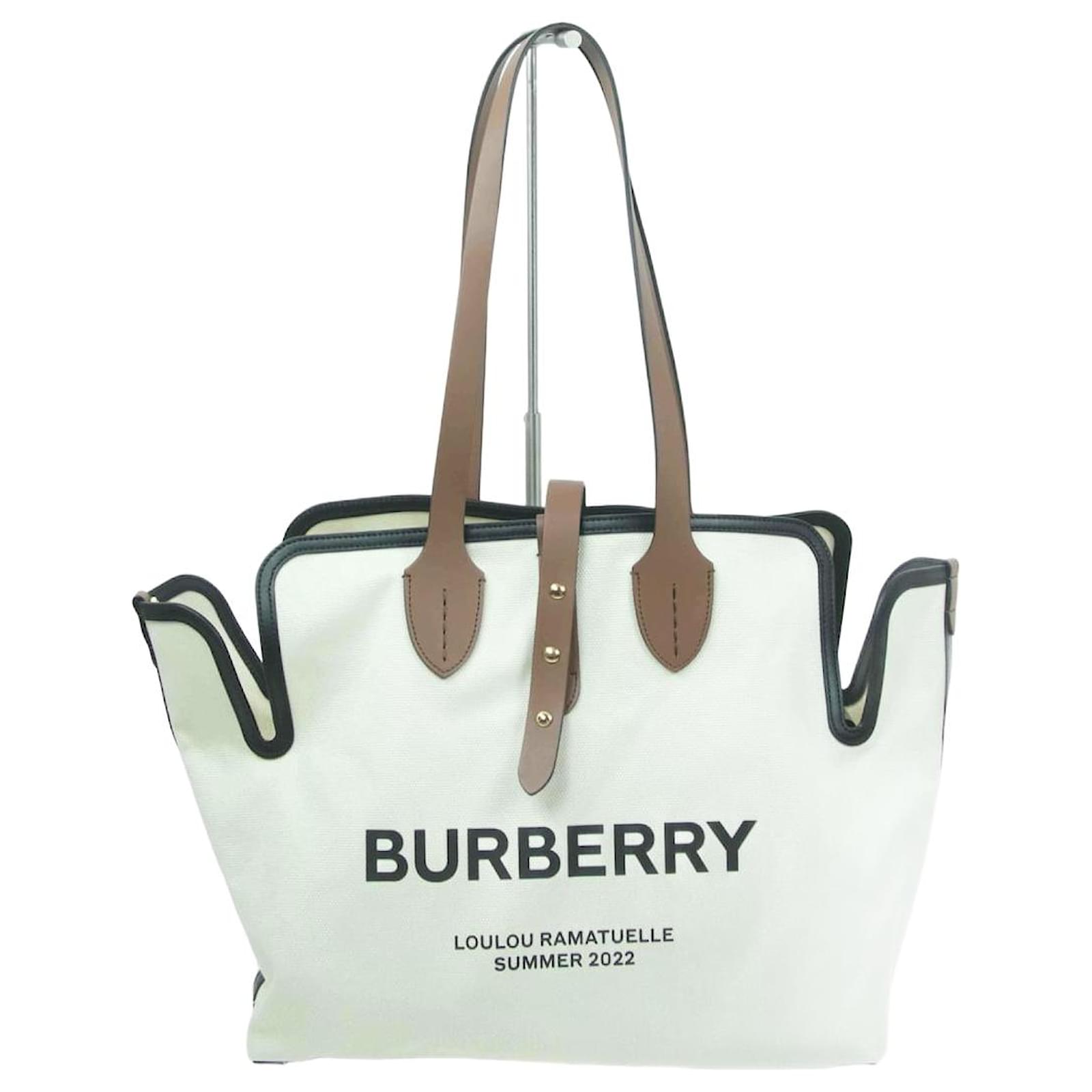 Sacs À Main Burberry Coton Beige ref.828997 - Joli Closet