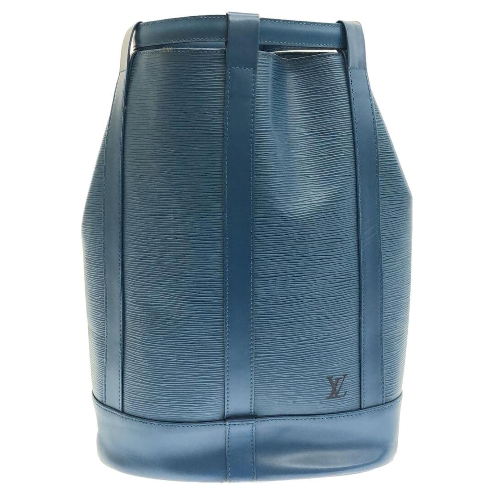 Louis Vuitton Randonnée Navy blue Leather ref.829708 - Joli Closet