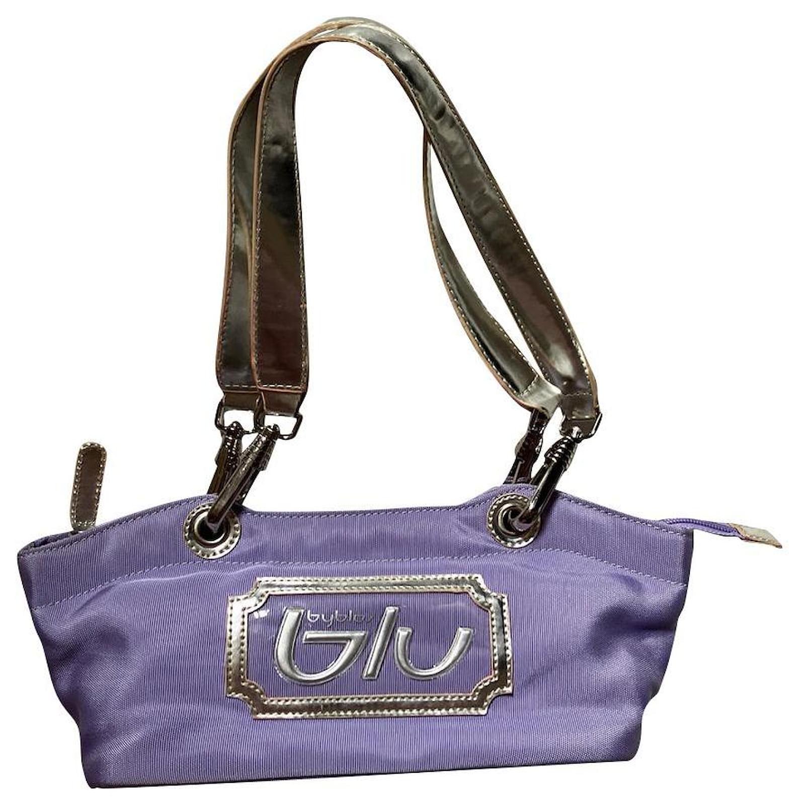 Byblos Handbags Silvery Cloth Varnish ref.830536 - Joli Closet