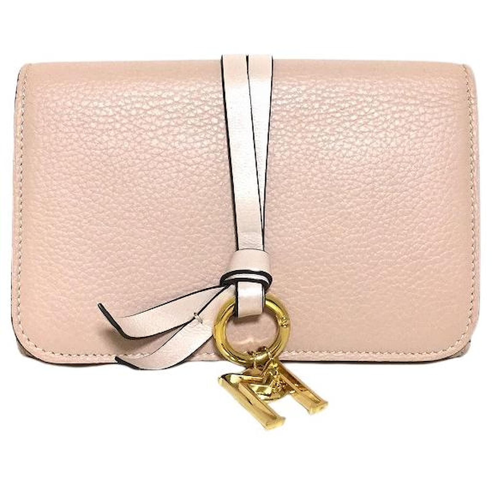 Chloé Alphabet Pink Leather ref.831358 - Joli Closet