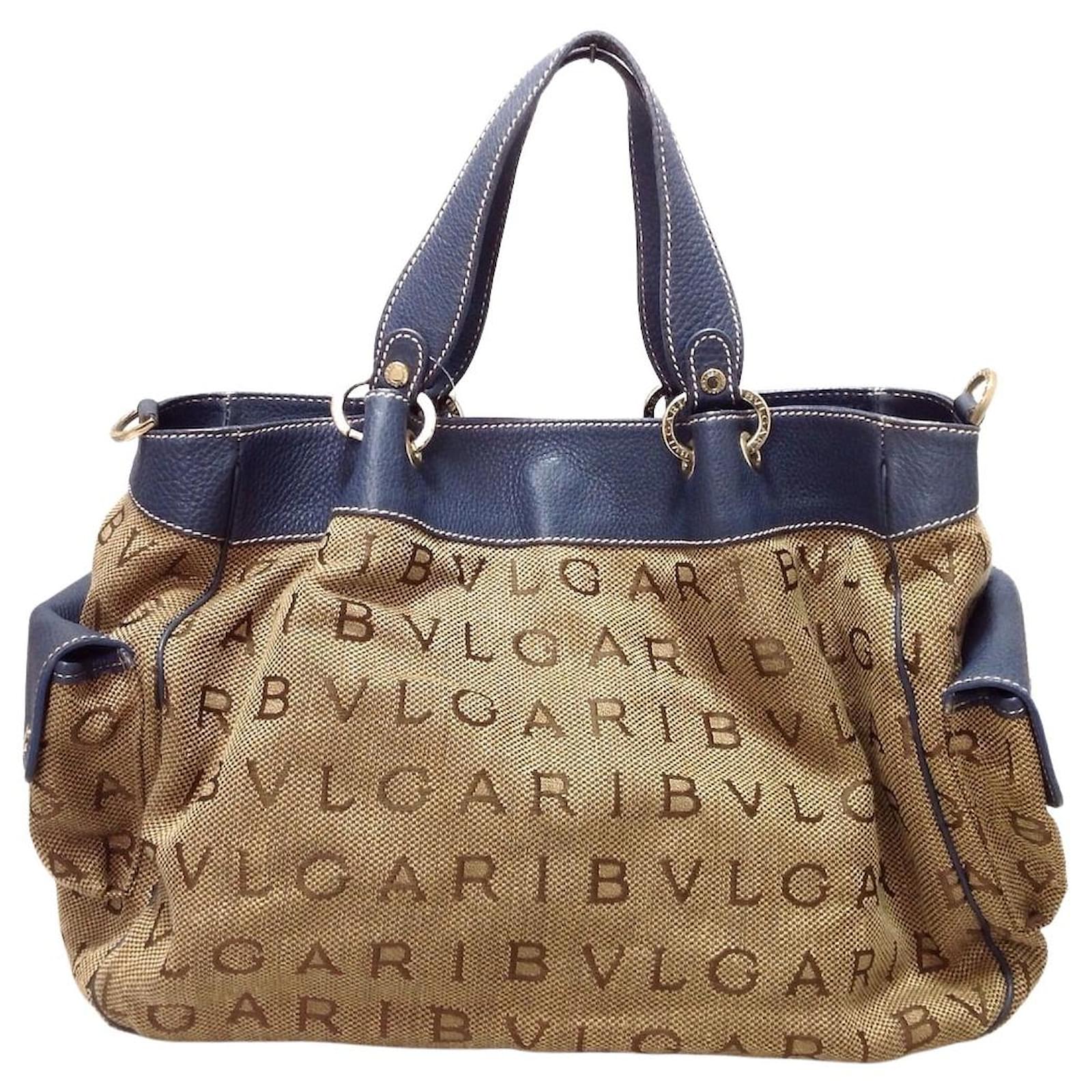 Bulgari BVLGARI logo Brown Cloth ref.831500 - Joli Closet