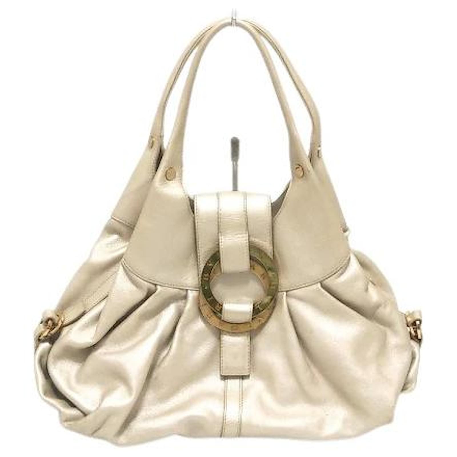 Bulgari Bvlgari Chandra White Leather ref.833083 - Joli Closet