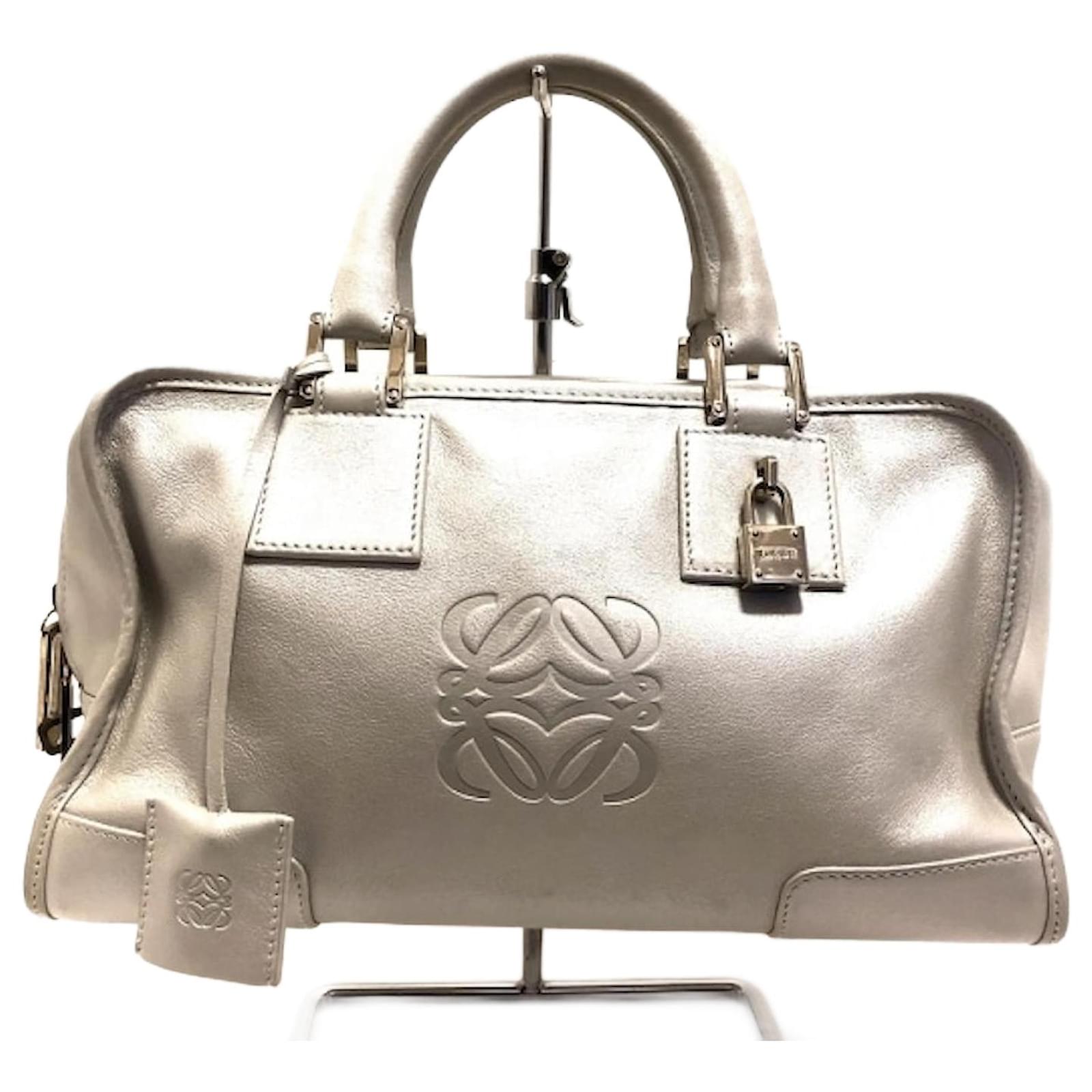Loewe Amazona 28 Grey Leather ref.832386 - Joli Closet