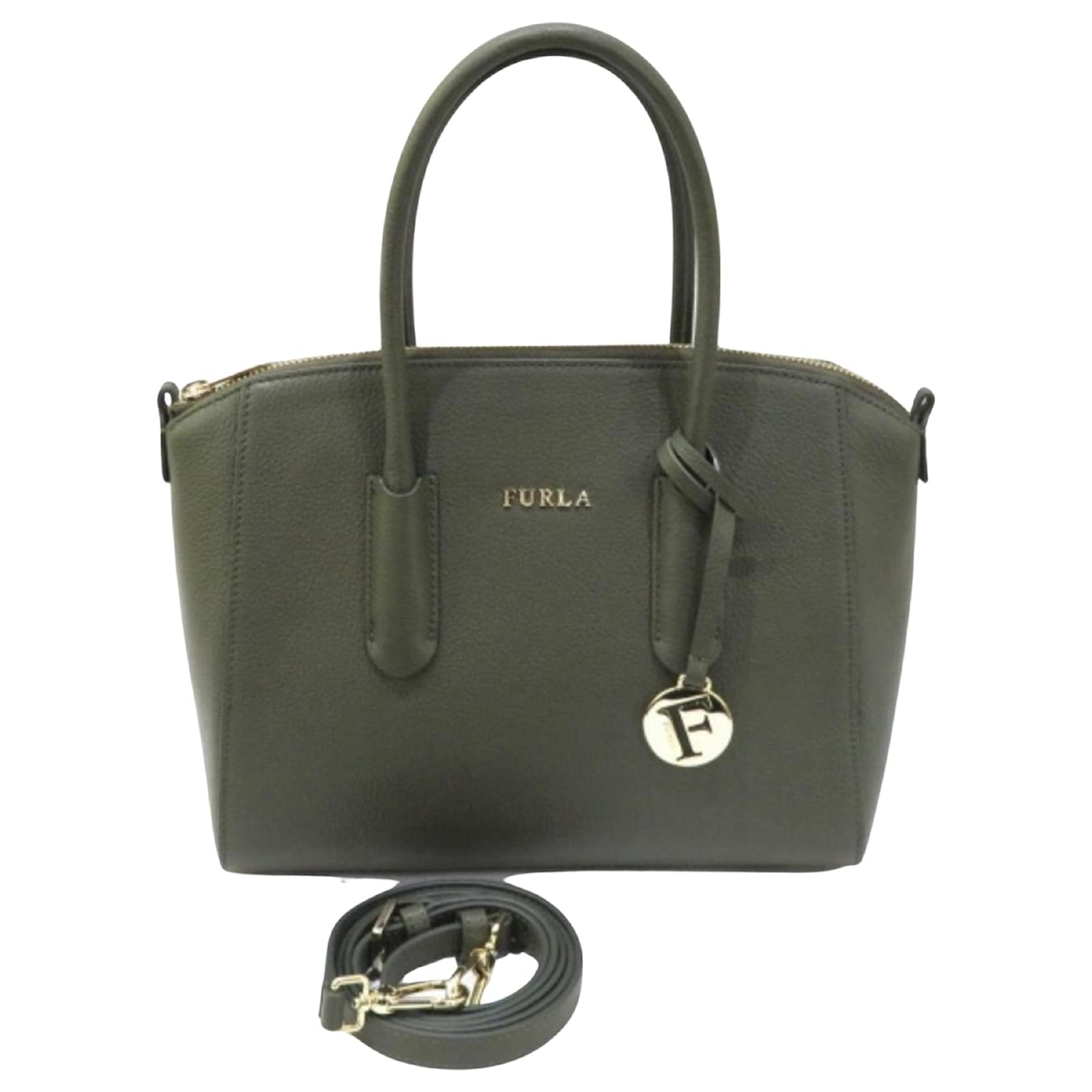 Furla Green Leather ref.835288 - Joli Closet