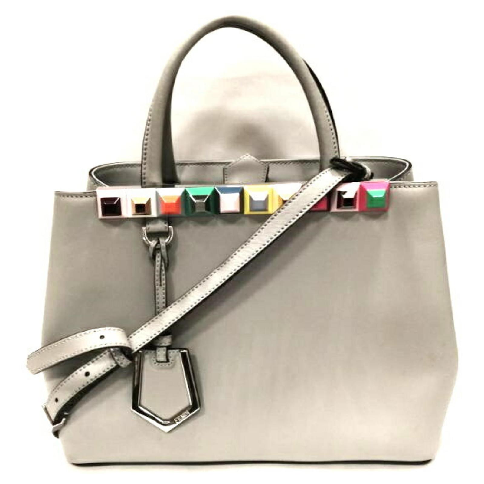 Fendi Grey Leather ref.835507 - Joli Closet